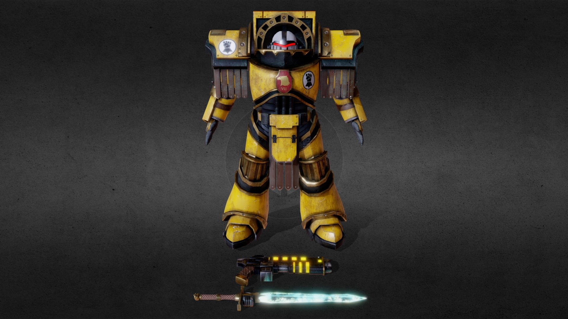 Relic Cataphractii Terminator - 3D model by mrcheckpoint [55f3e1f ...