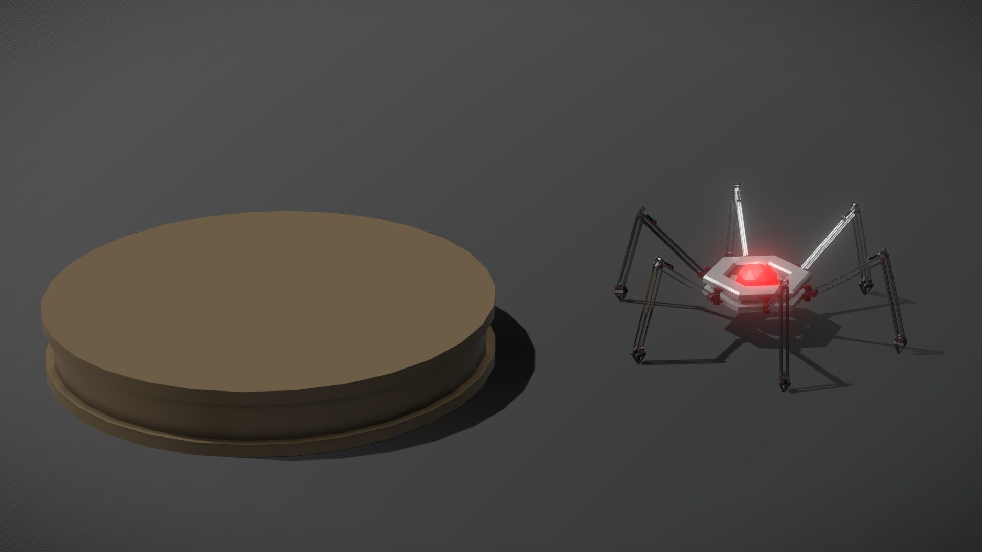 Six-legged Robot - 3D model by Oliver H (@OliverrH) [55f422c] - Sketchfab