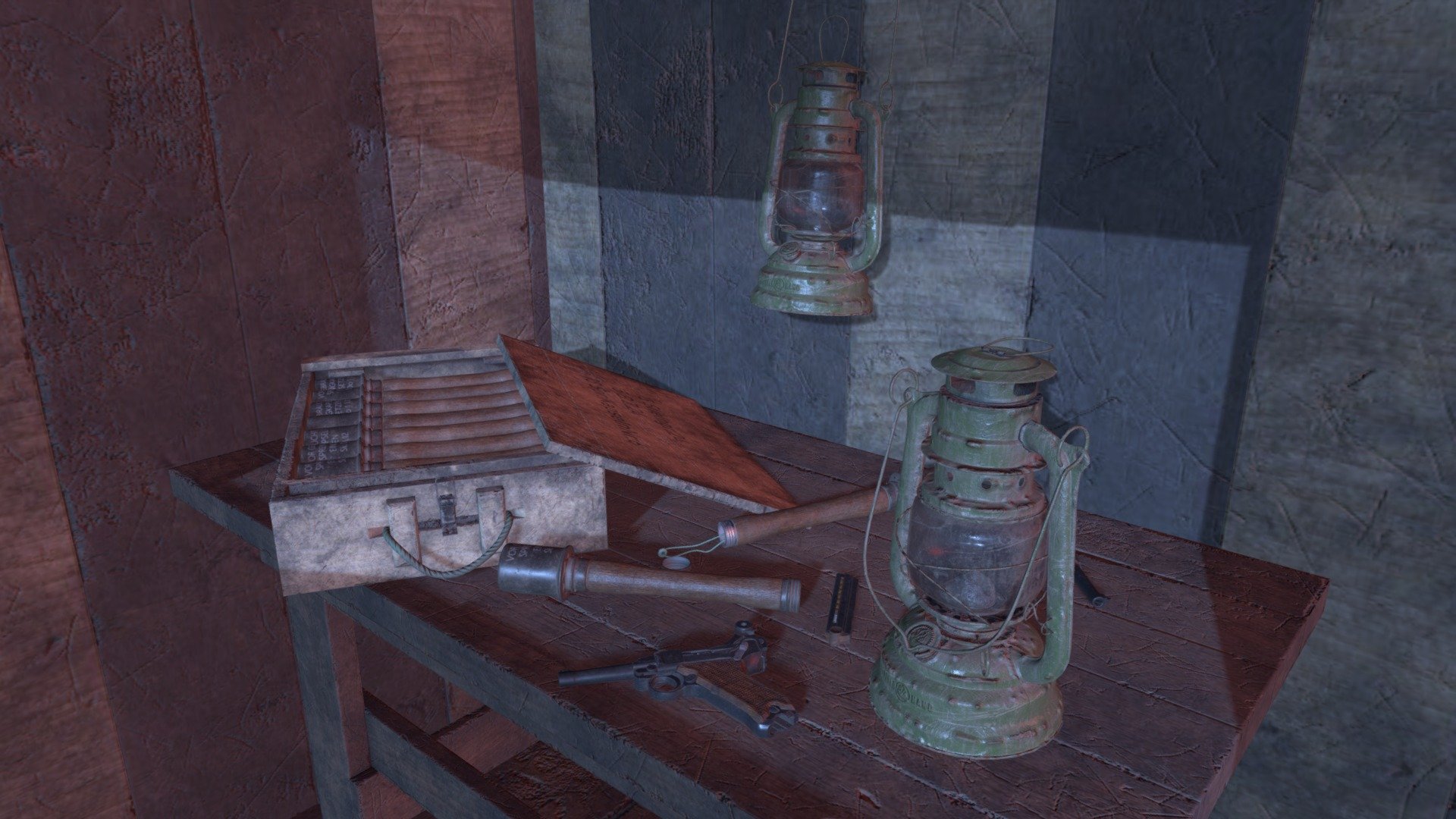 WW2-Trench Hut Scenery - 3D model by WH_Projects [55f5502] - Sketchfab