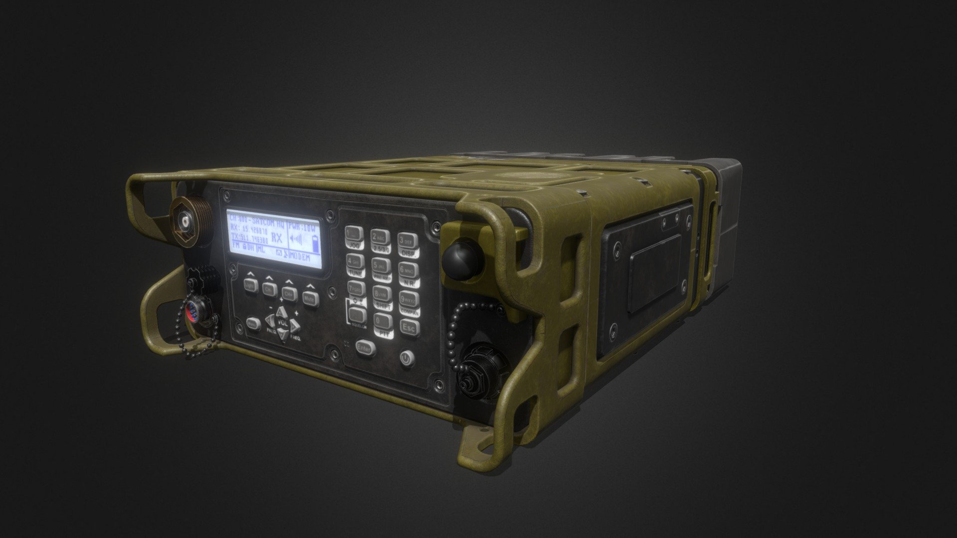 Military Communication Device - 3D model by R1CH4RD [55f7e92] - Sketchfab