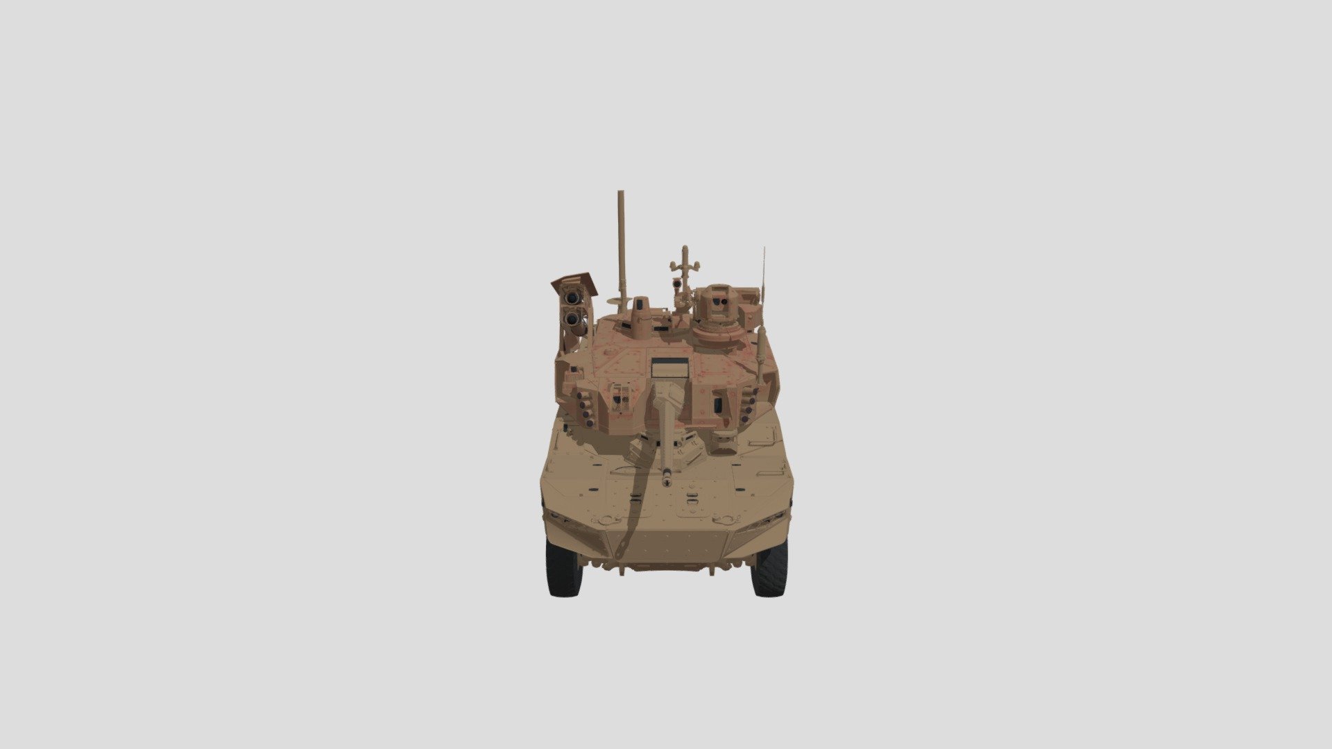 EBRC Jaguar (Armored Warfare) - Download Free 3D model by KojfDiscord ...