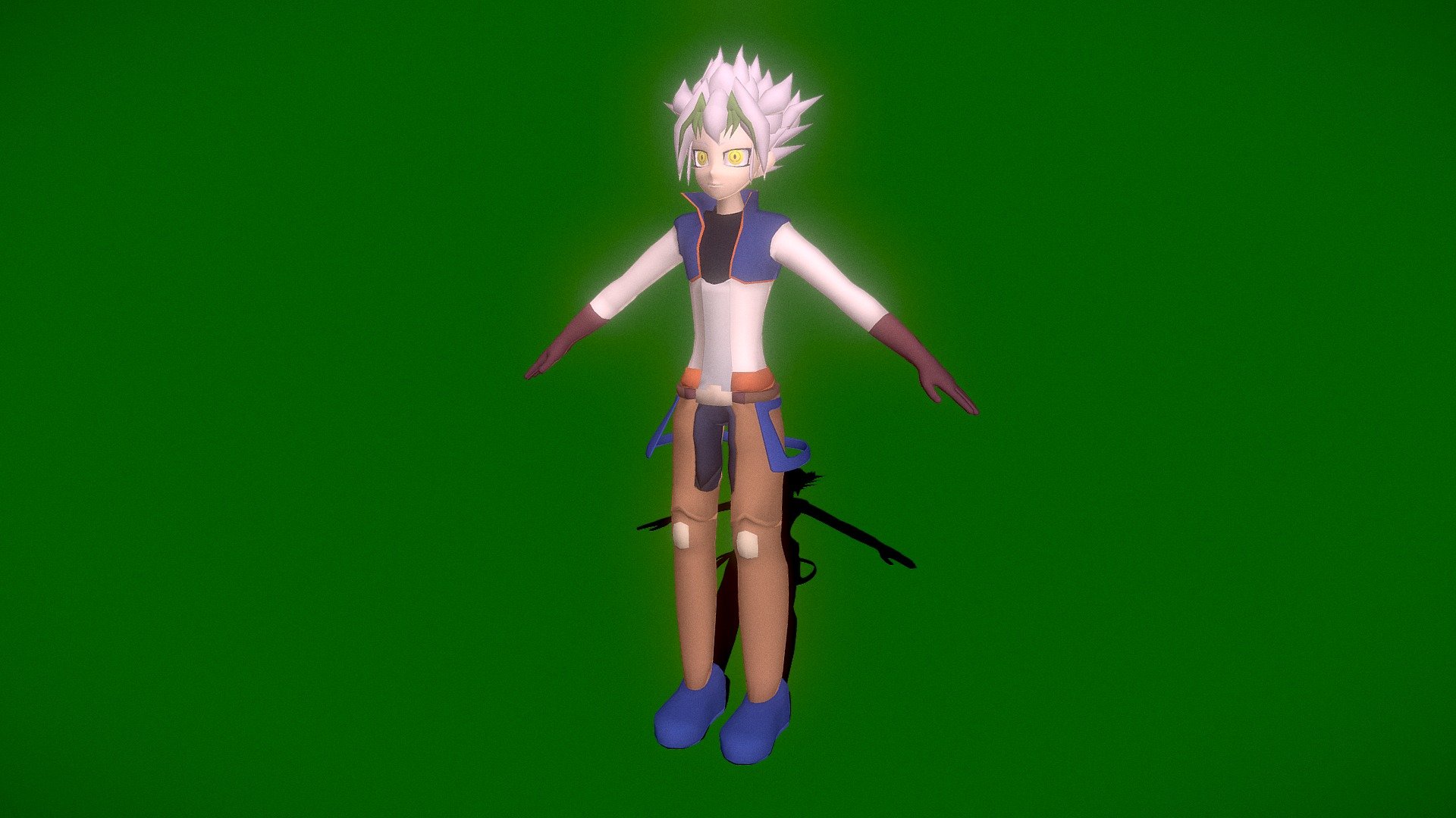 Yuya (Yugioh) - Buy Royalty Free 3D model by Yanez Designs (@Yanez ...
