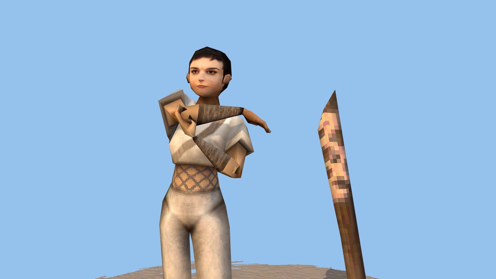 PS1 PSX Fisher Girl [Comission] - 3D model by crimsongcat [55fa237 ...