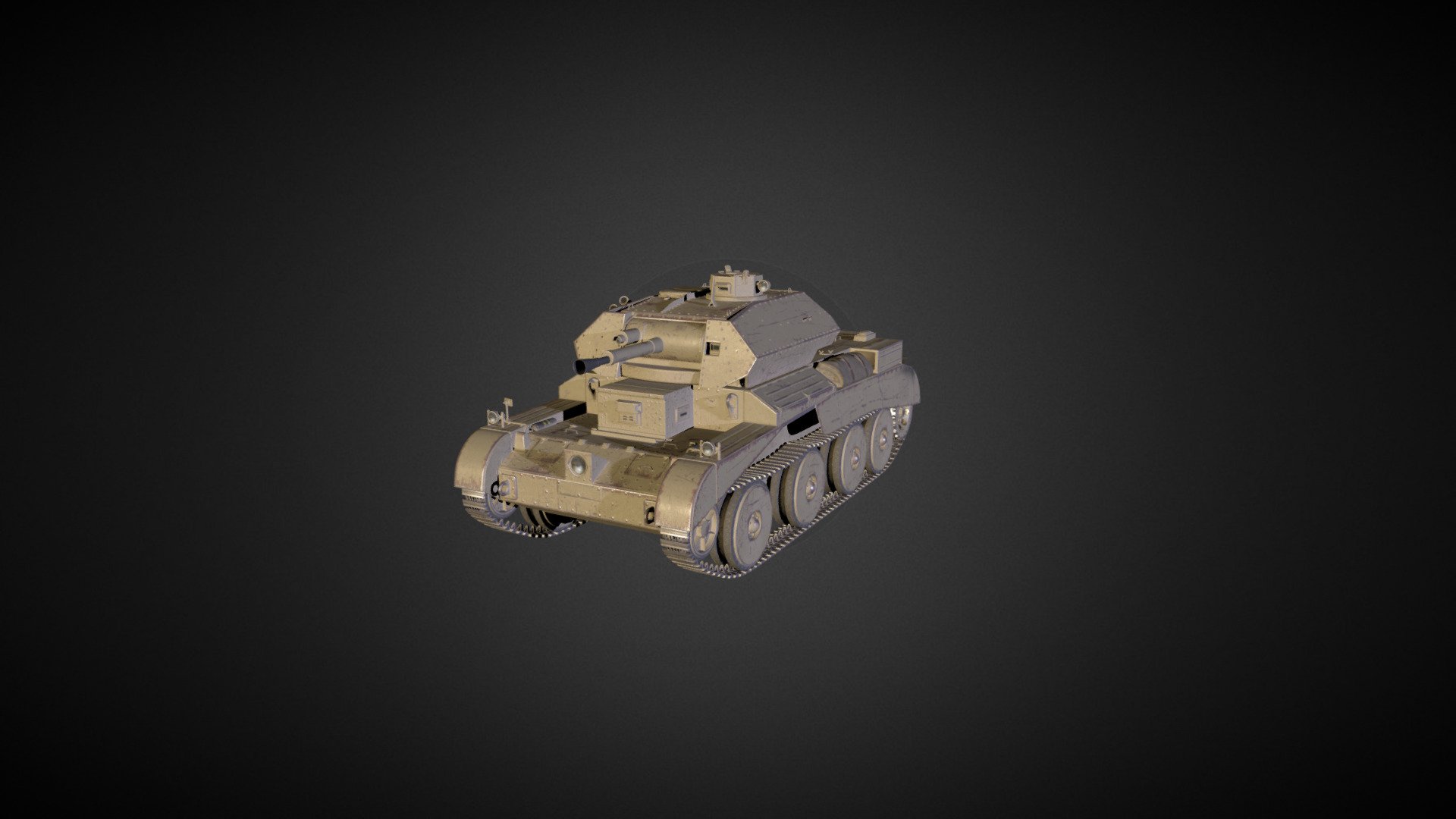 Cruiser Mk. III - 3D model by Degit22 [55fa8bc] - Sketchfab