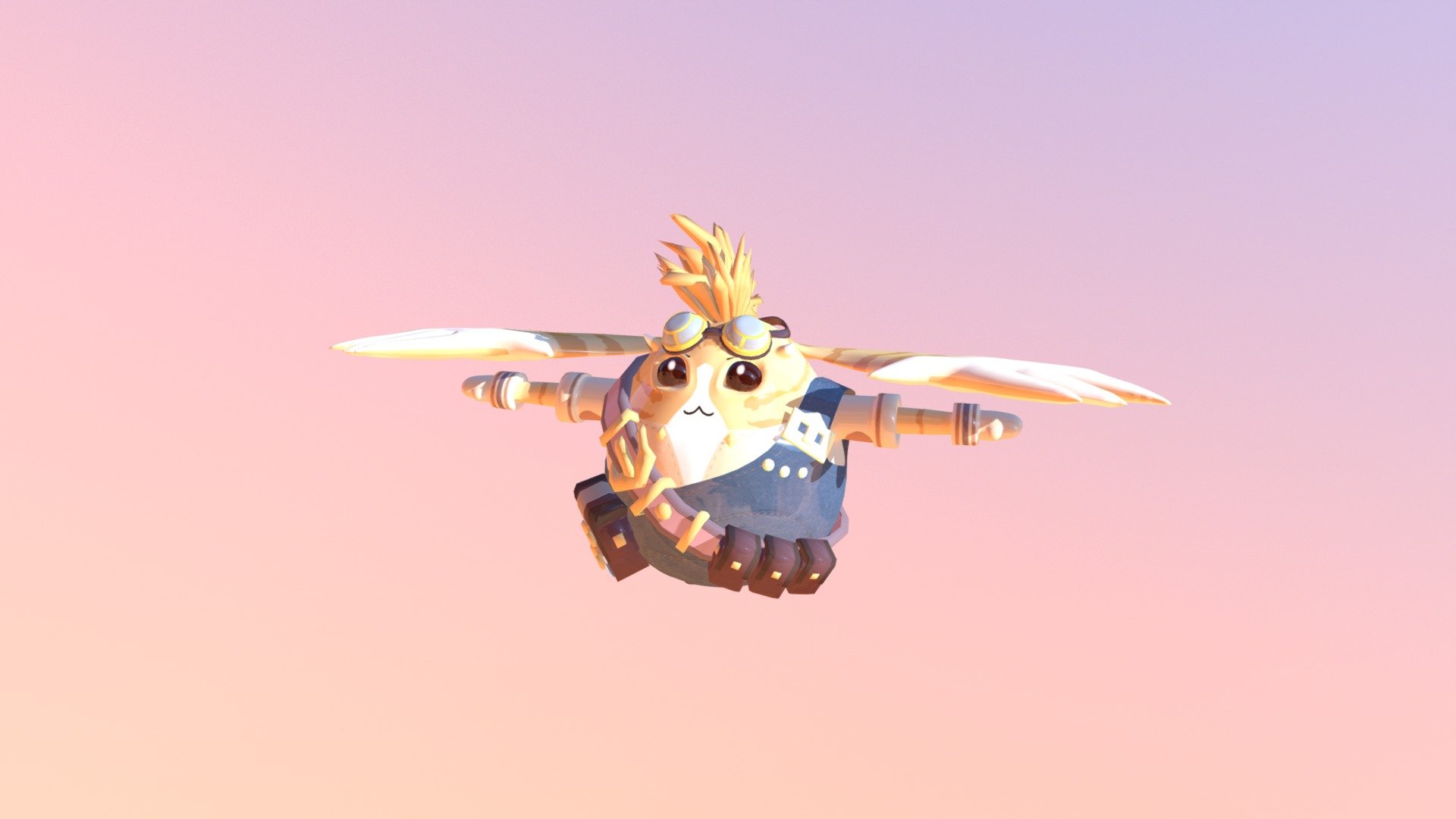 Tora from Xenoblade VR Chat Avatar - 3D model by Miaru3d [55fb041 ...