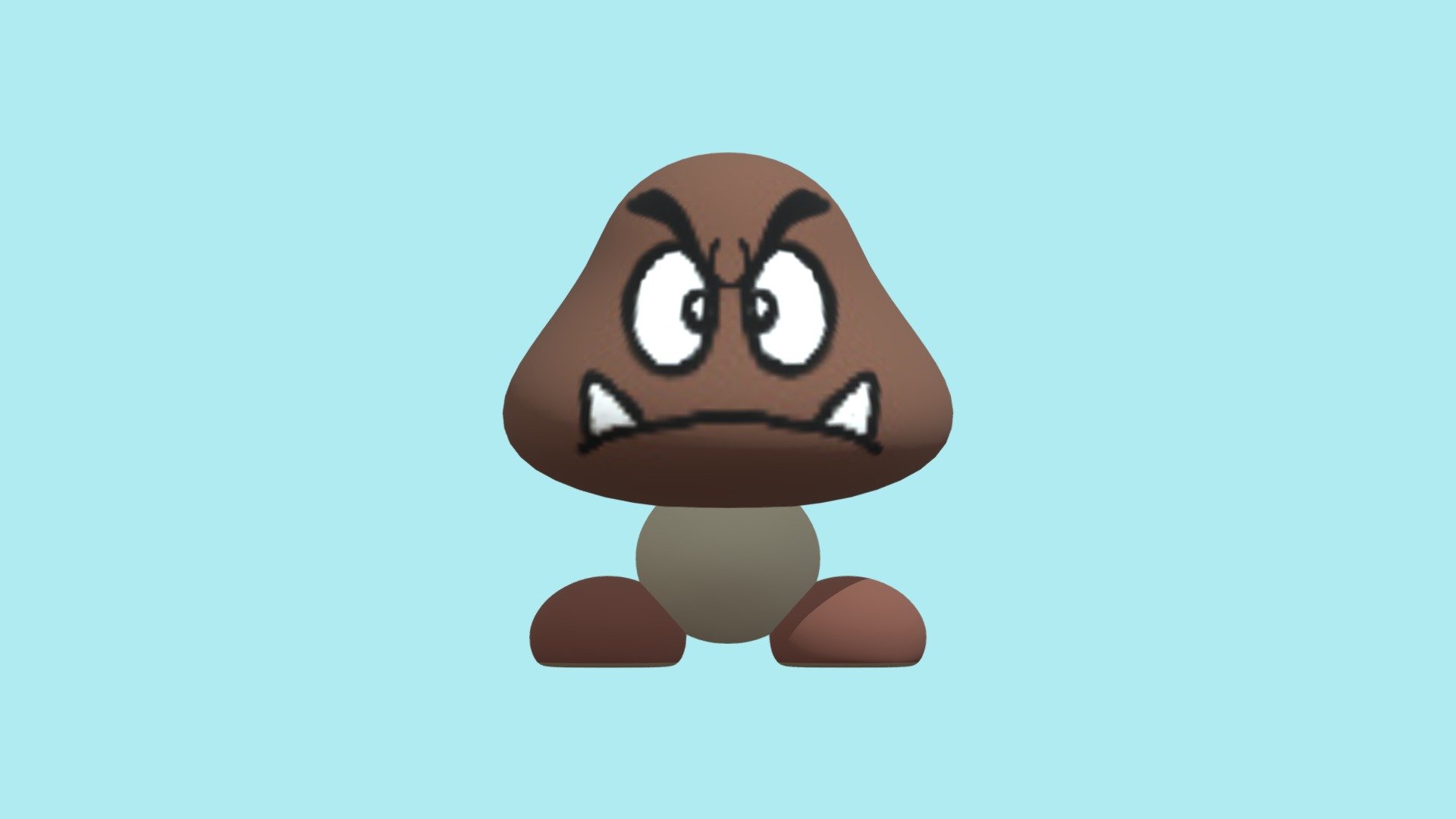 Goomba - Download Free 3D model by Telmo "Trooper" (@telmotrooper ...