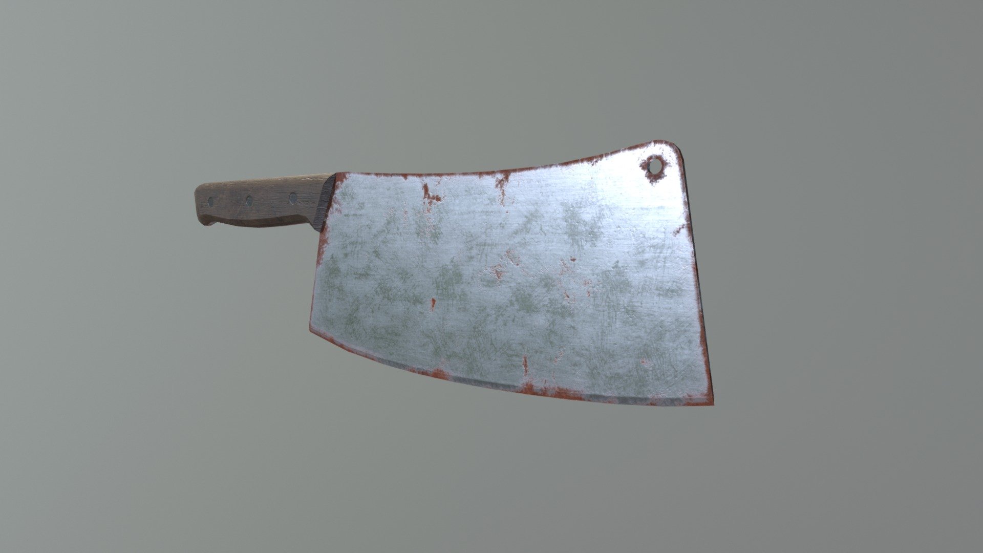 Old Rusted Cleaver - 3D model by grbavikrompir [55fca0f] - Sketchfab