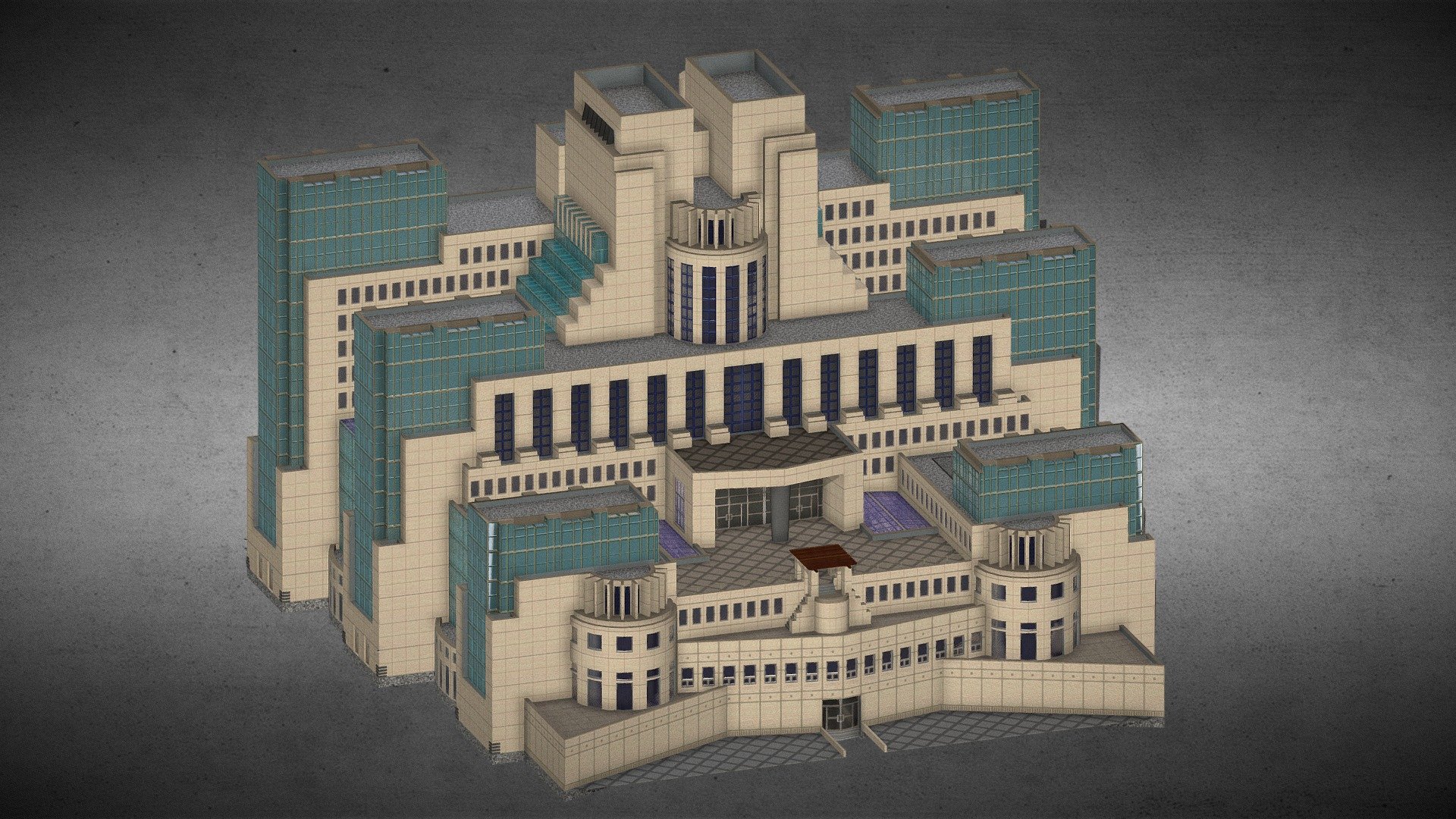 SIS Building - London - Buy Royalty Free 3D model by luminou_CS ...