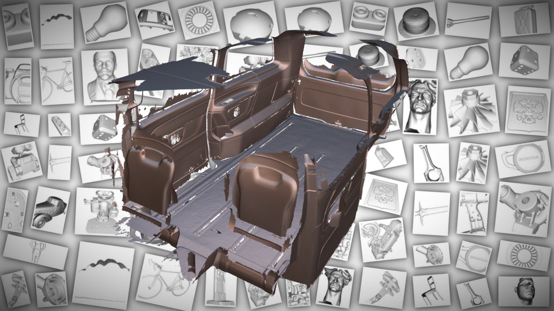 Mercedes-Benz V- Class - 3D model by CAD-LAB (@3dscaning) [55fec20 ...