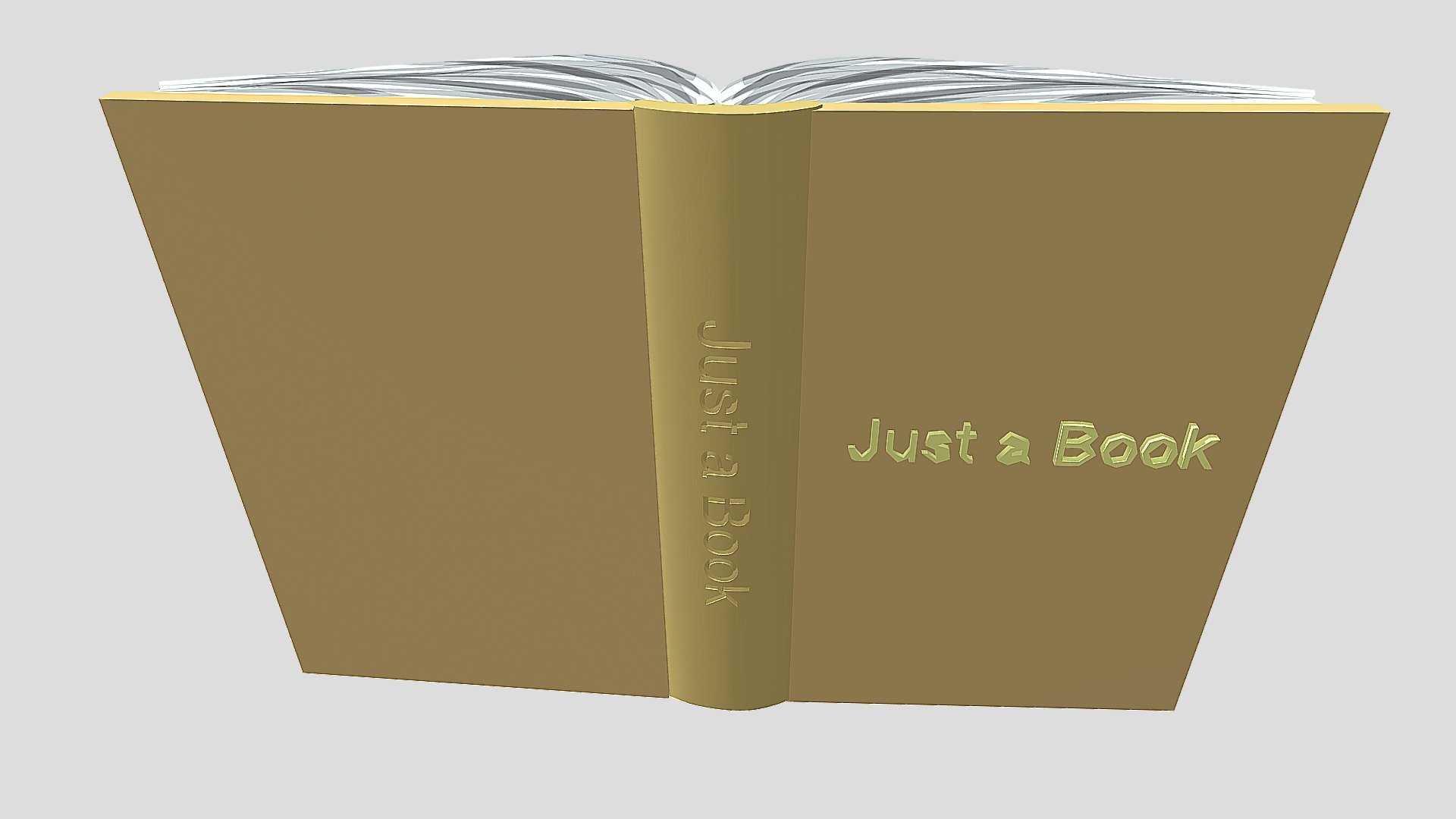 Just A Book - Download Free 3D model by AVZ (@micropalaeontology ...