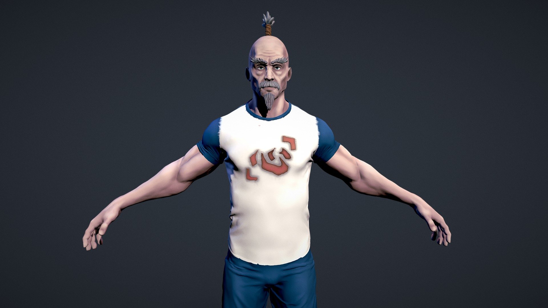 Netero [HxH] - 3D model by Alvaro Wagner (@Distroierd) [55ff50e ...