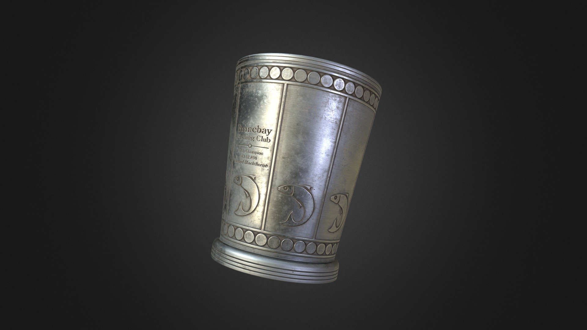 Fishing Trophy - 3D model by tonken [5600cd3] - Sketchfab
