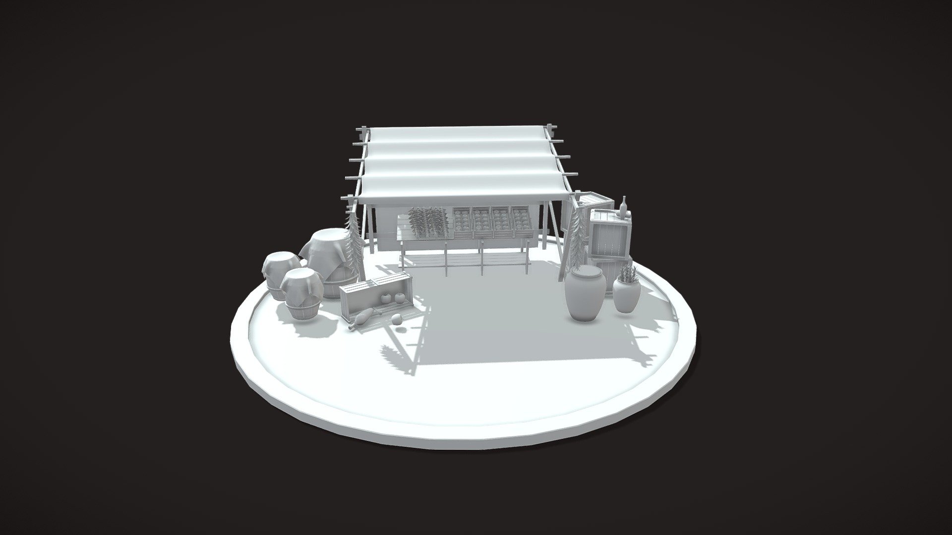 MARKET - 3D model by anna.sta [5603f19] - Sketchfab