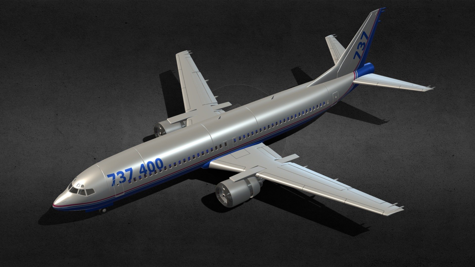 737 400 FBX - Buy Royalty Free 3D model by Giimann [5604f40 ...