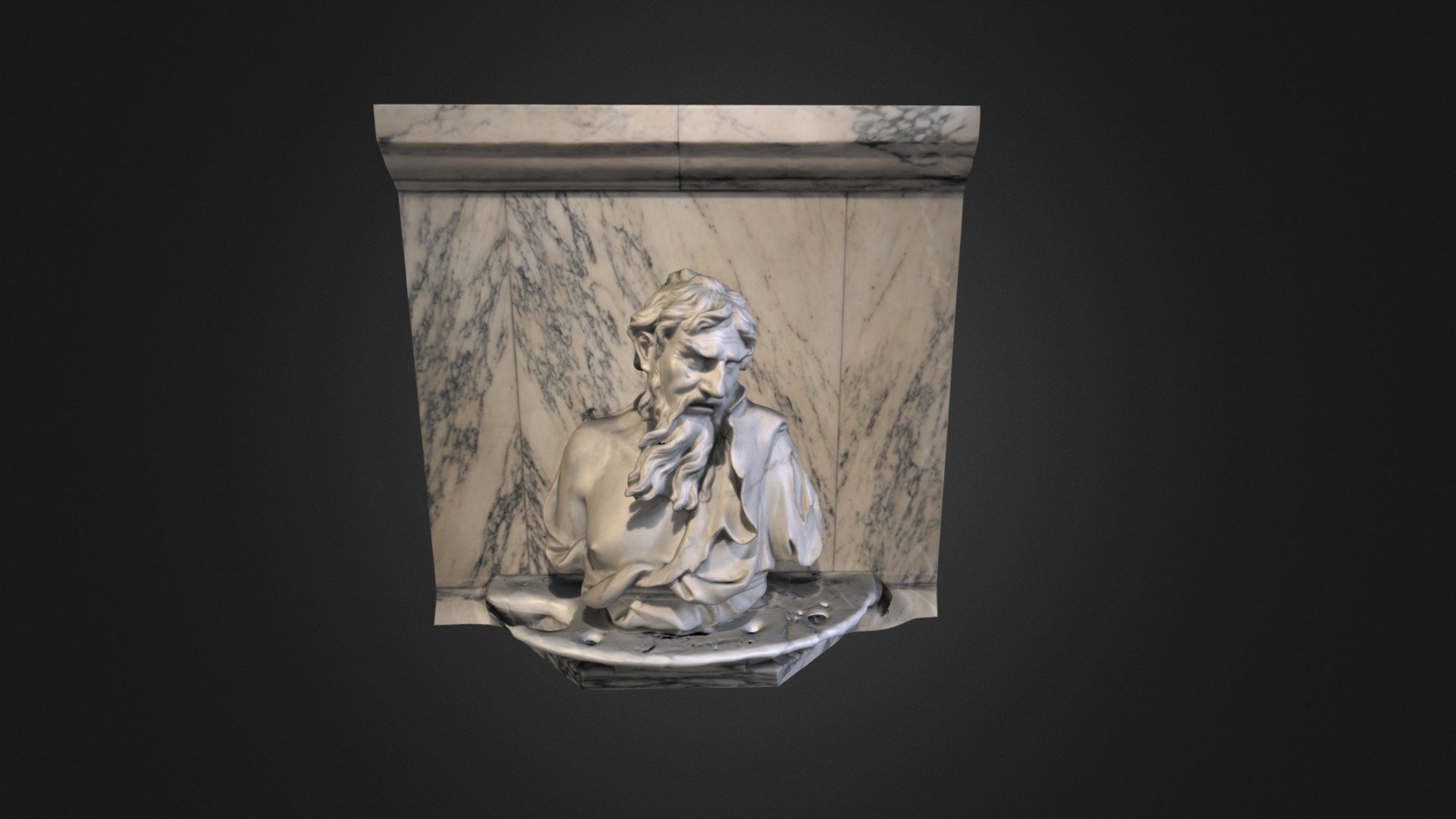 Heraclitus, the weeping philosopher - 3D model by Thomas Flynn ...