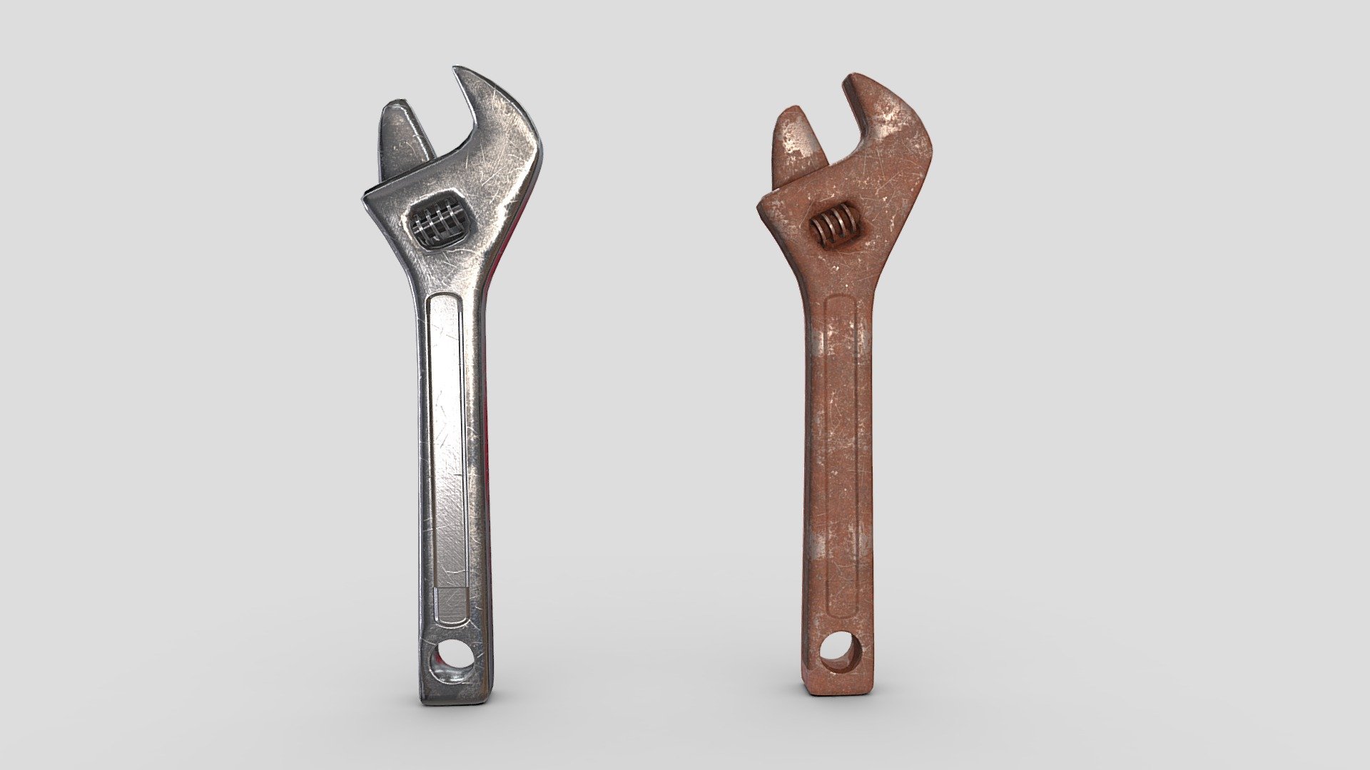 Wrenches - Buy Royalty Free 3D model by Sousinho [5607f94] - Sketchfab ...