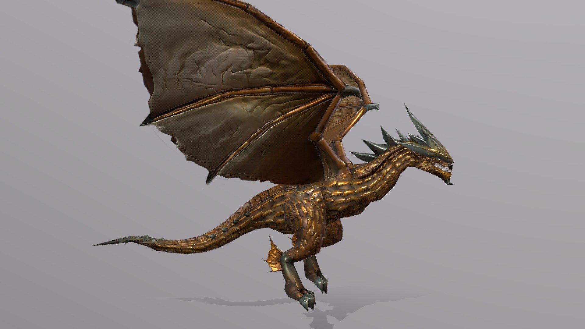 Gold Armor Dragon - Buy Royalty Free 3D model by Fubbi (@electricToy ...