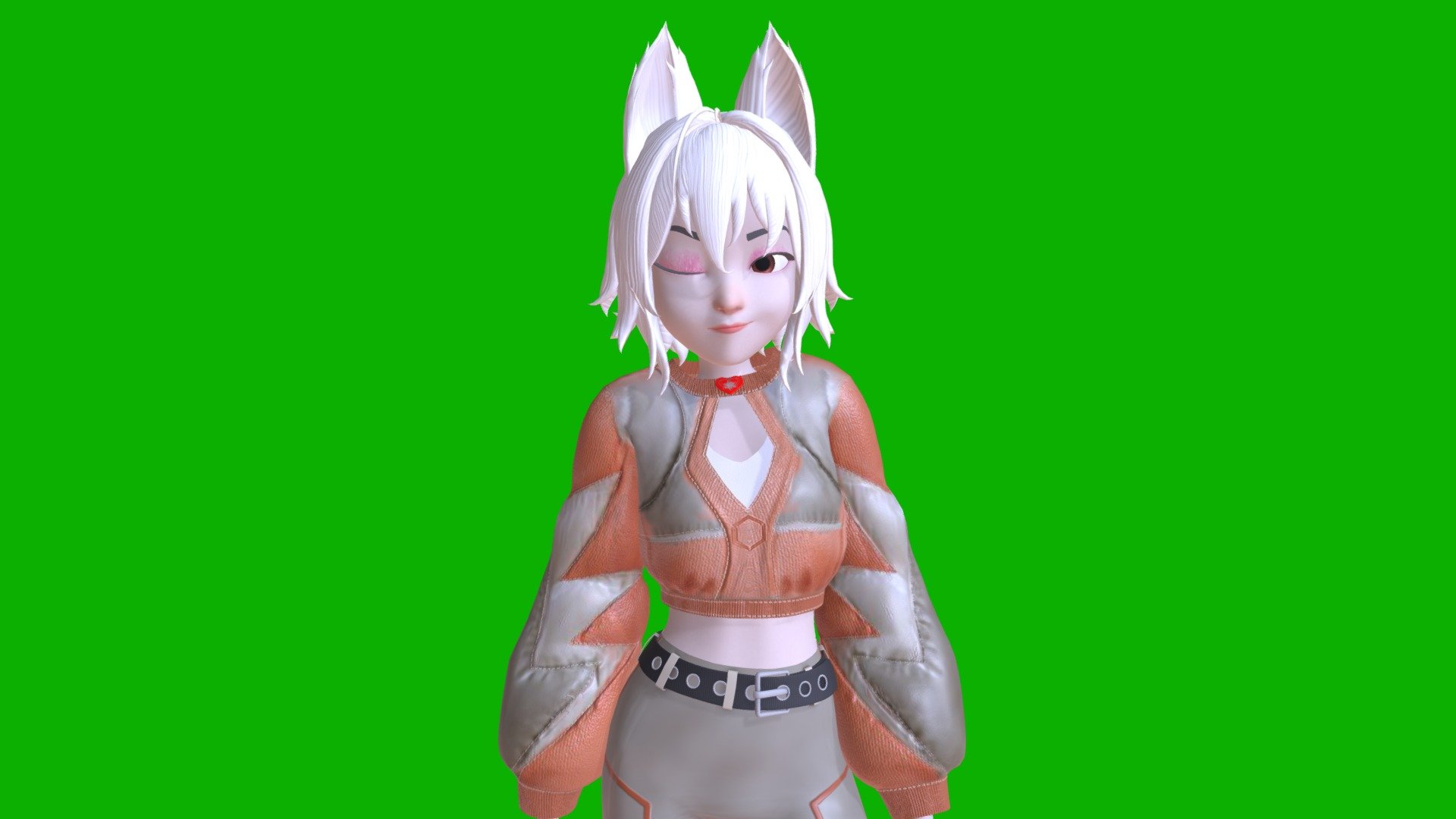 Female Standing Pose (1-2) - 3D model by htghoanghacorp [560863d ...