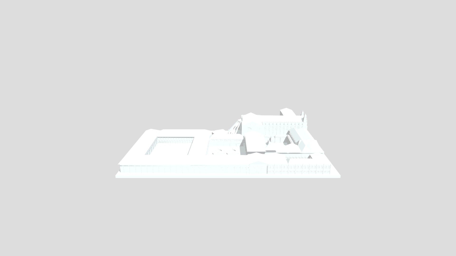 Monastery Of Alcobaça - 3D model by simrakanwal13 [5608d98] - Sketchfab