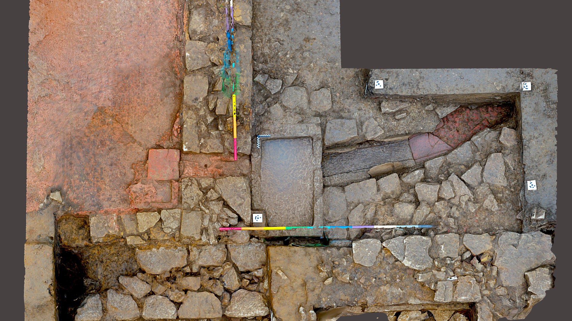 456AE Opus-signinum floor and drain final view - 3D model by Professor ...