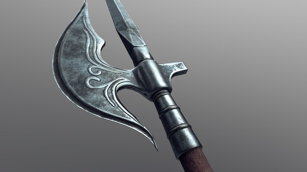 Halberd - 3D model by theschaeff [560ba13] - Sketchfab