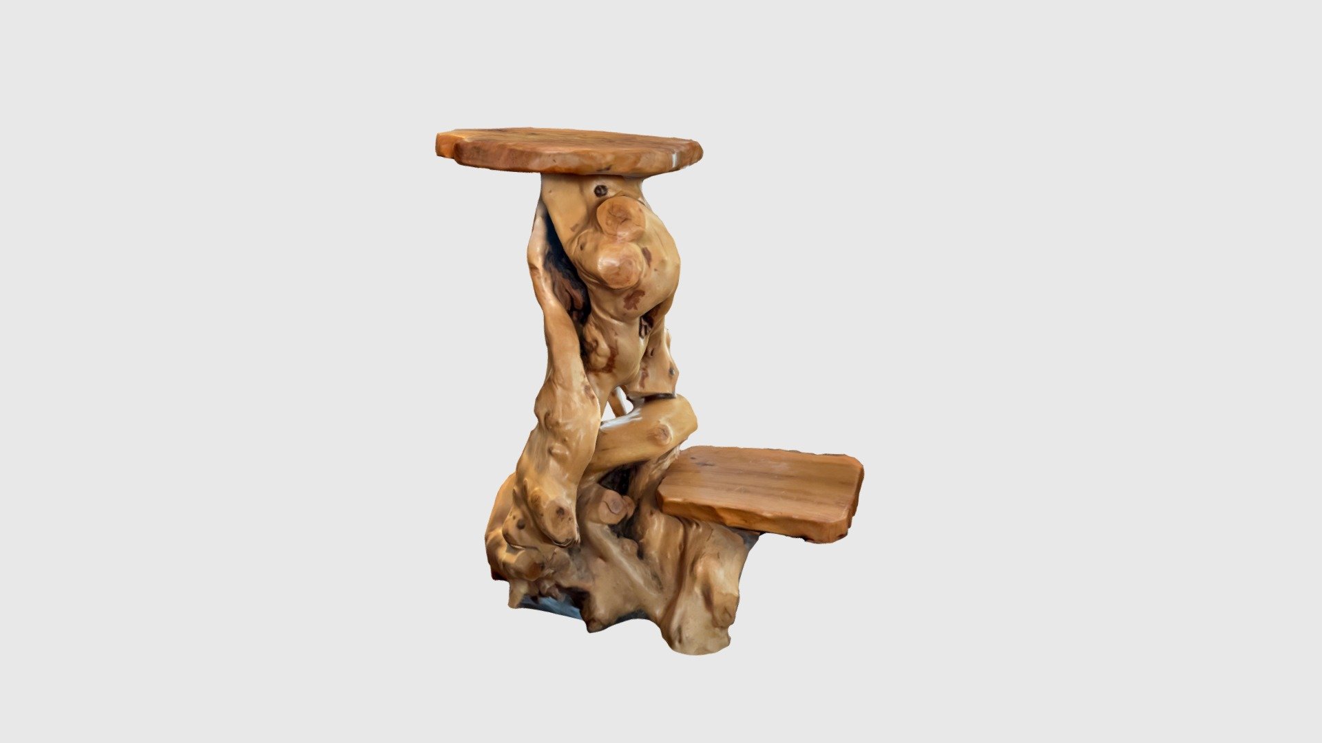Root table - gray wolf lodge - Download Free 3D model by fulcrumvisions ...