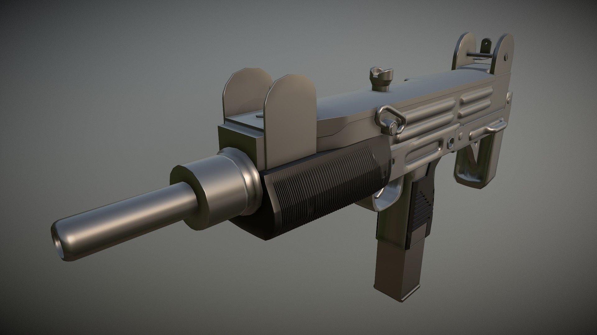 Uzi - 3D model by DanAranDesigns [560f471] - Sketchfab