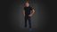Man in Black T-shirt - 3D model by kanistra [5610463] - Sketchfab