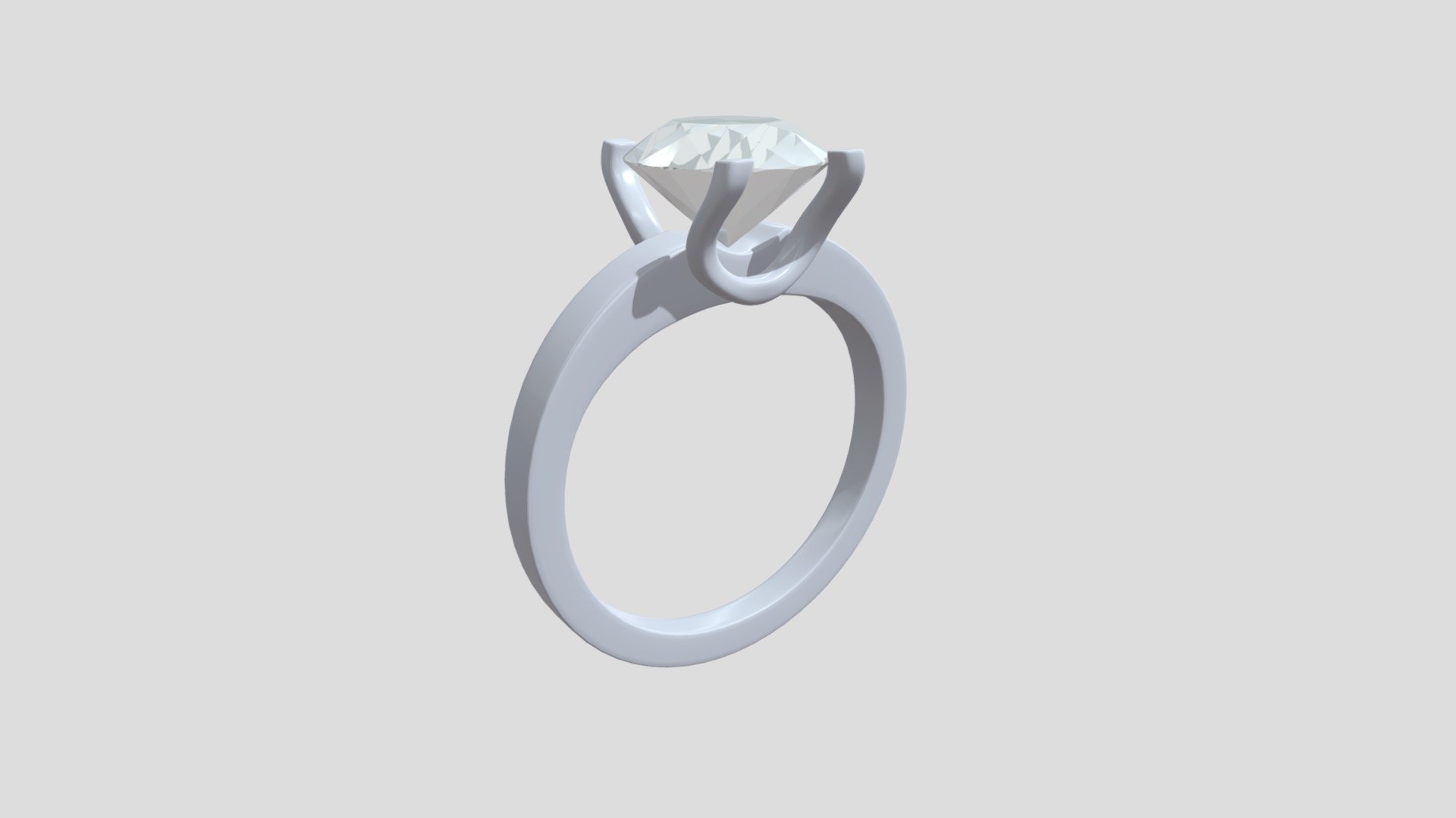 Diamond Ring - Buy Royalty Free 3D model by Ed+ (@EDplus) [5611cb2 ...