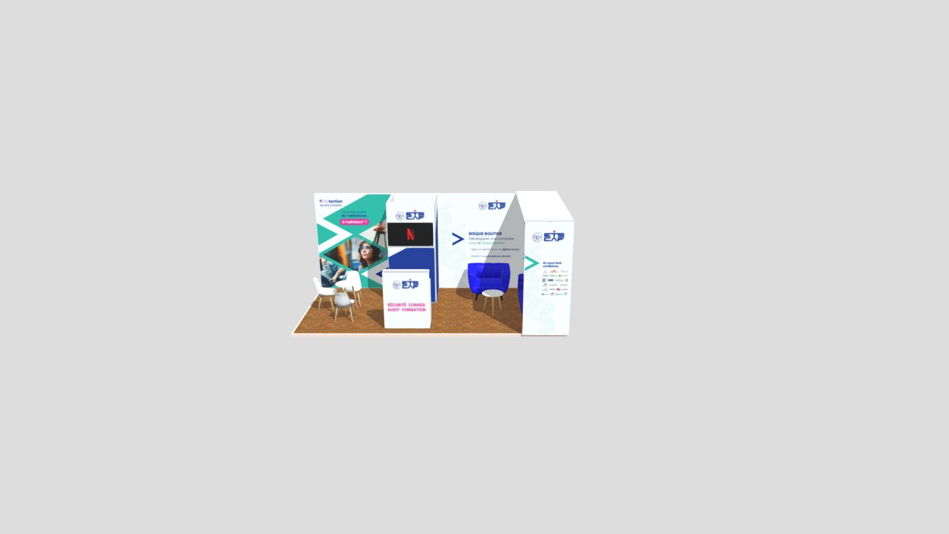 ETS CAF avec Visuel - 3D model by rcgroupe [5612181] - Sketchfab