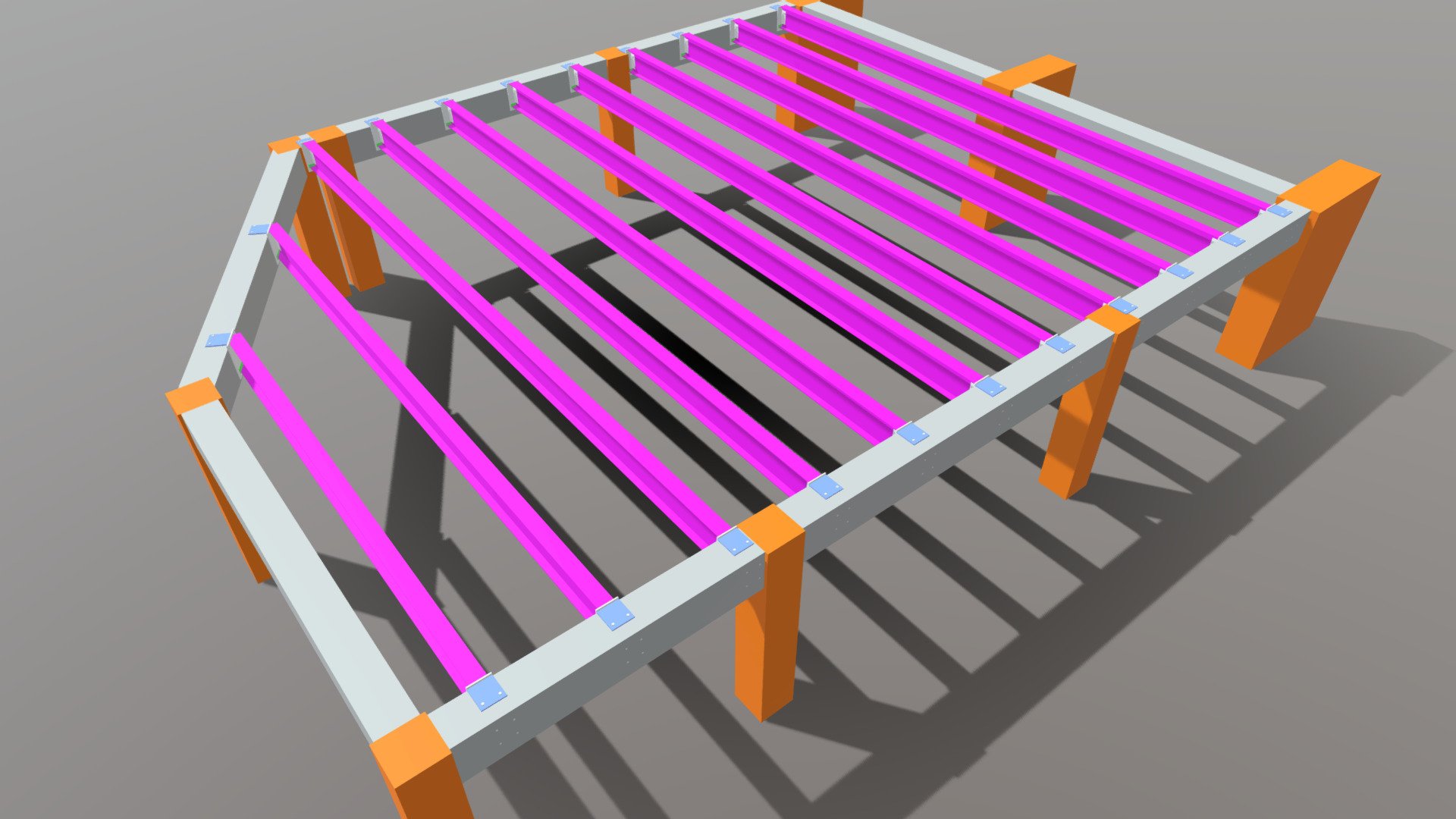 2.3 +15.22 STEEL DECK - 3D model by sselim [56127b2] - Sketchfab