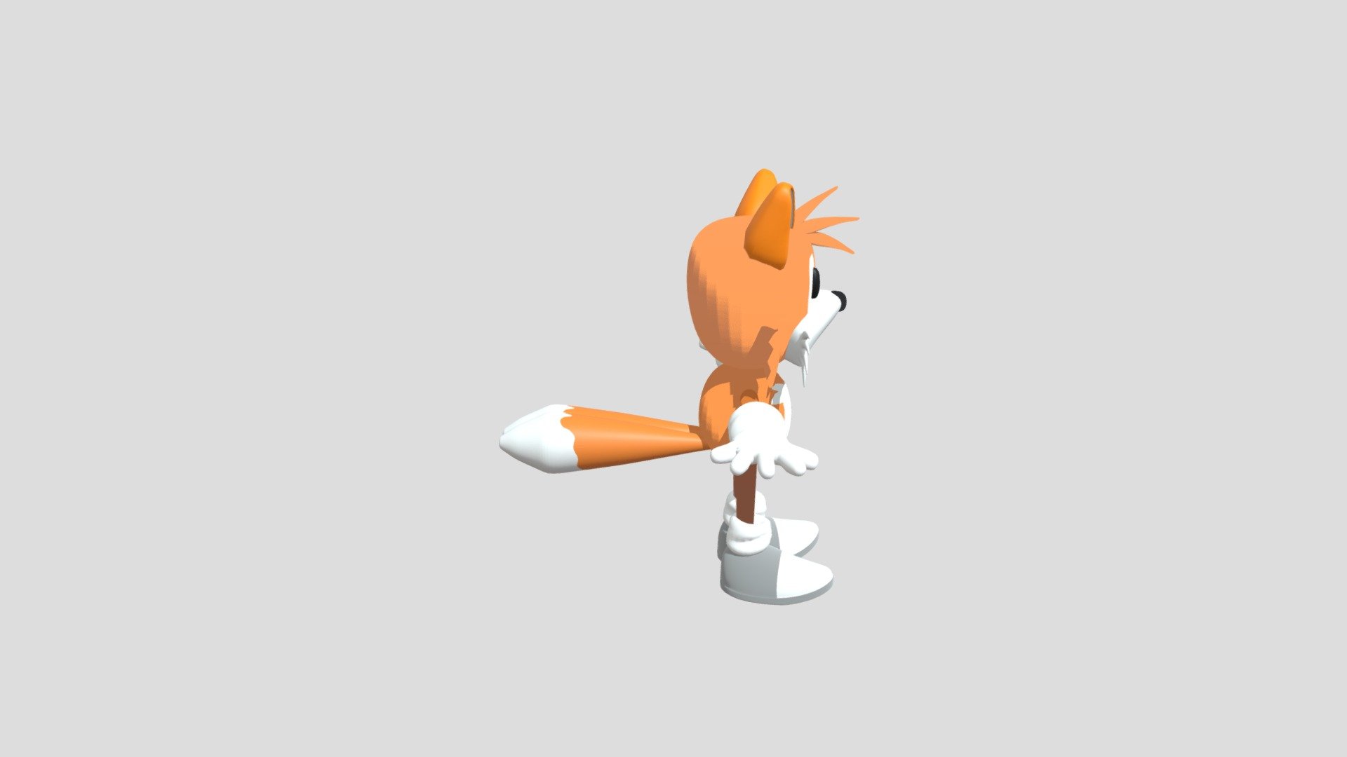 Classic tails - 3D model by toe (@yutazuta) [5612878] - Sketchfab