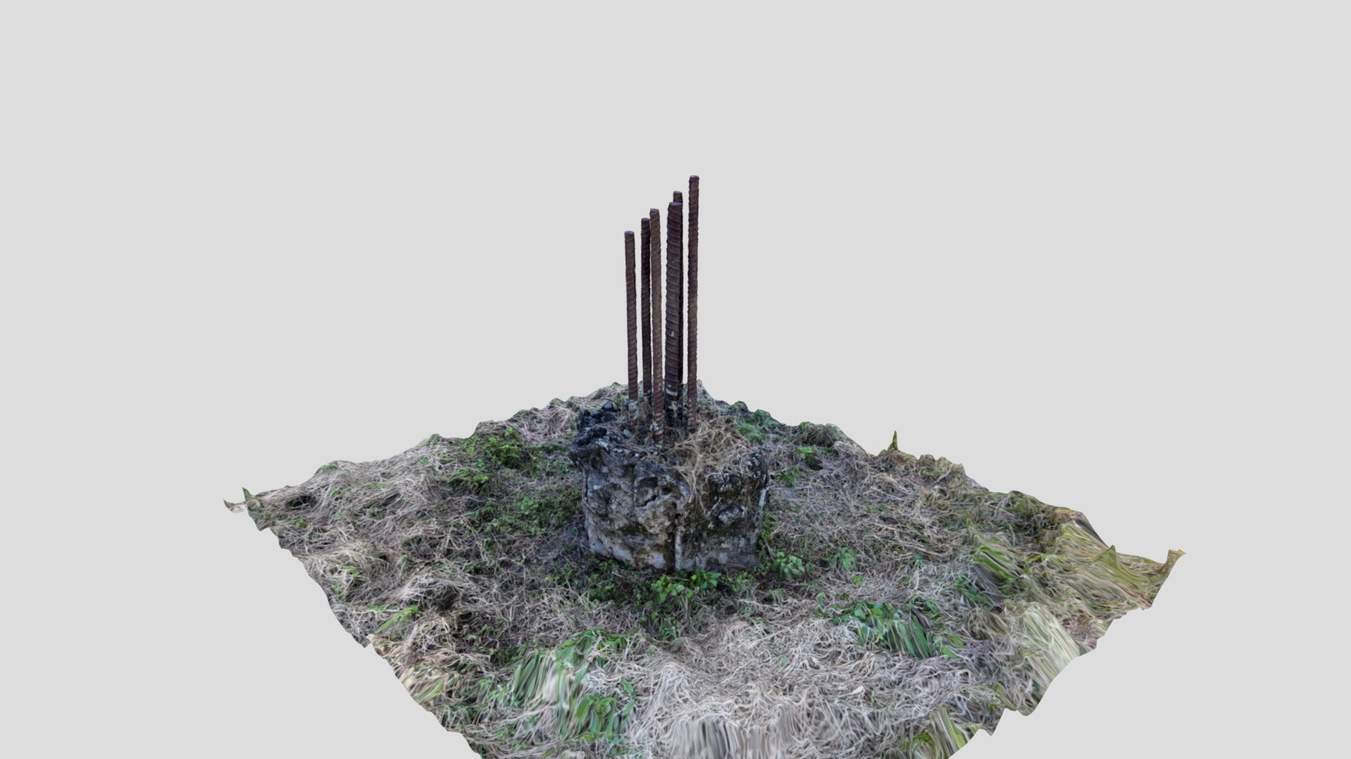 Rebar in a cement block - Download Free 3D model by tastemystyle ...
