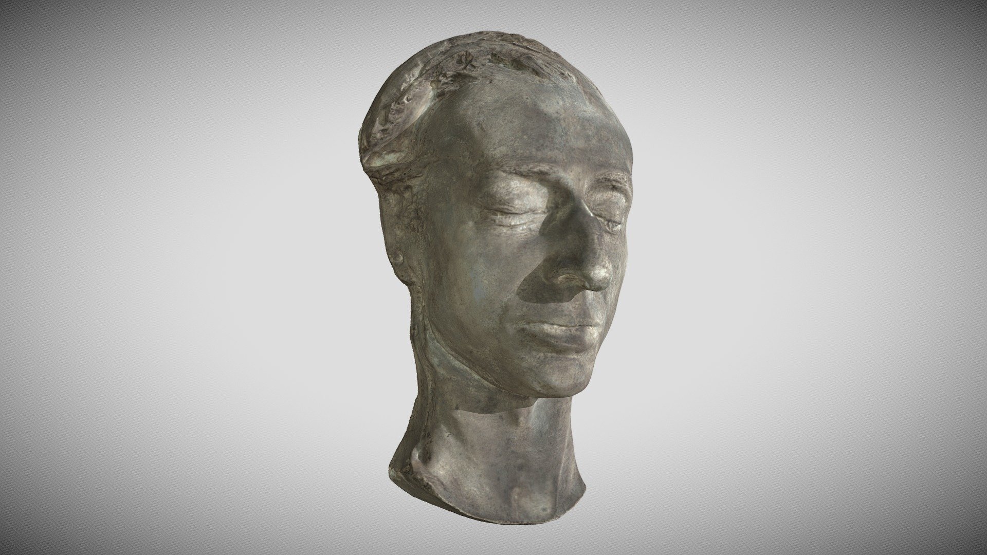 Death mask of Frederic Chopin - 3D model by two3form (@sithdnb ...