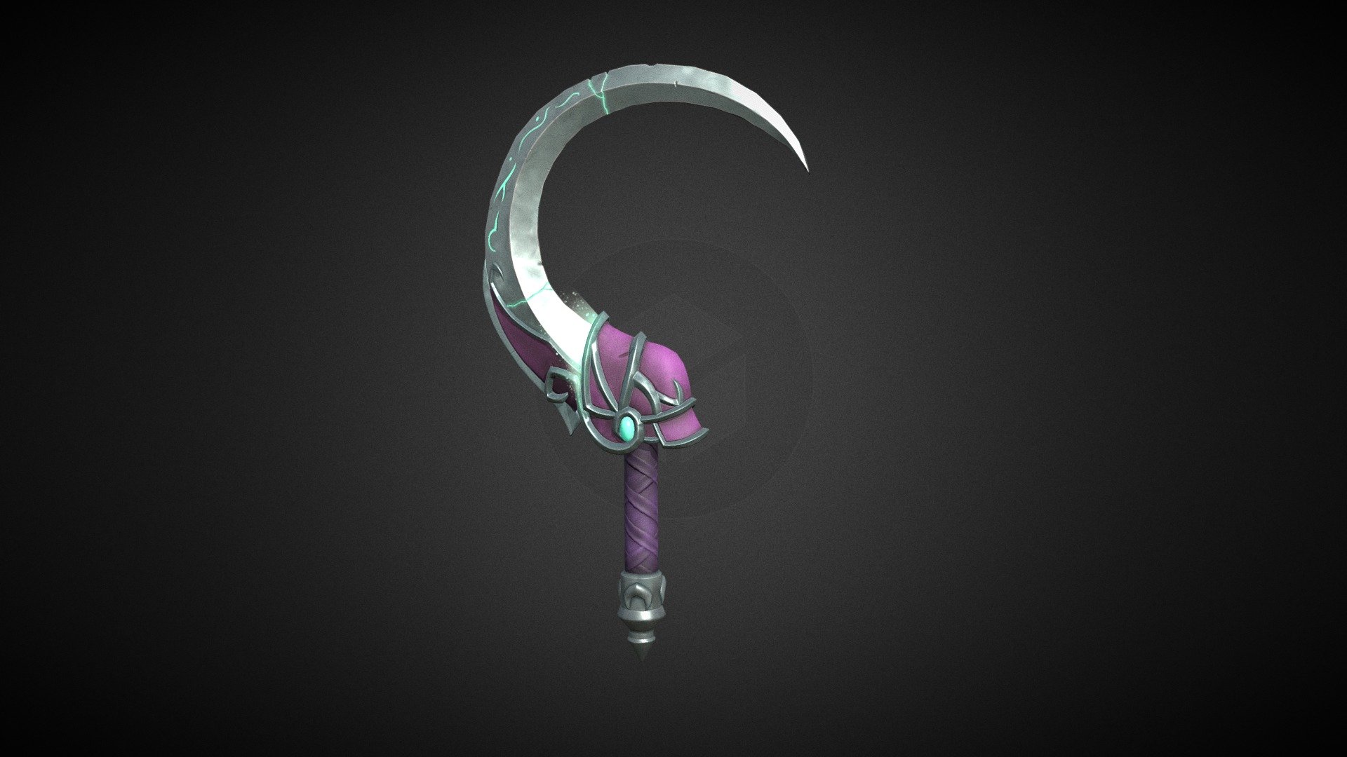 Stylized Sickle - 3D model by Axel_G [56176f7] - Sketchfab