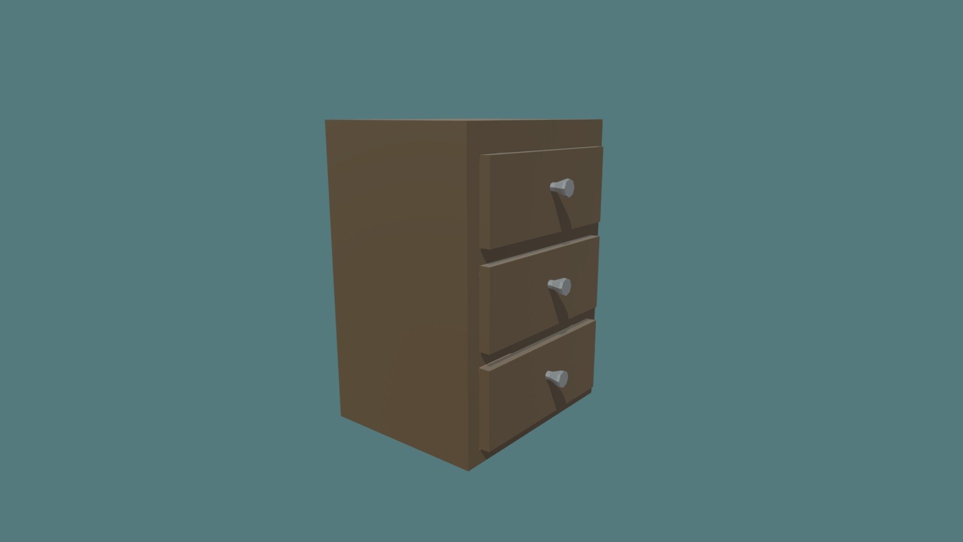 💎 Low Poly - Chest of Drawers 💎 - Download Free 3D model by Hyptogenis ...