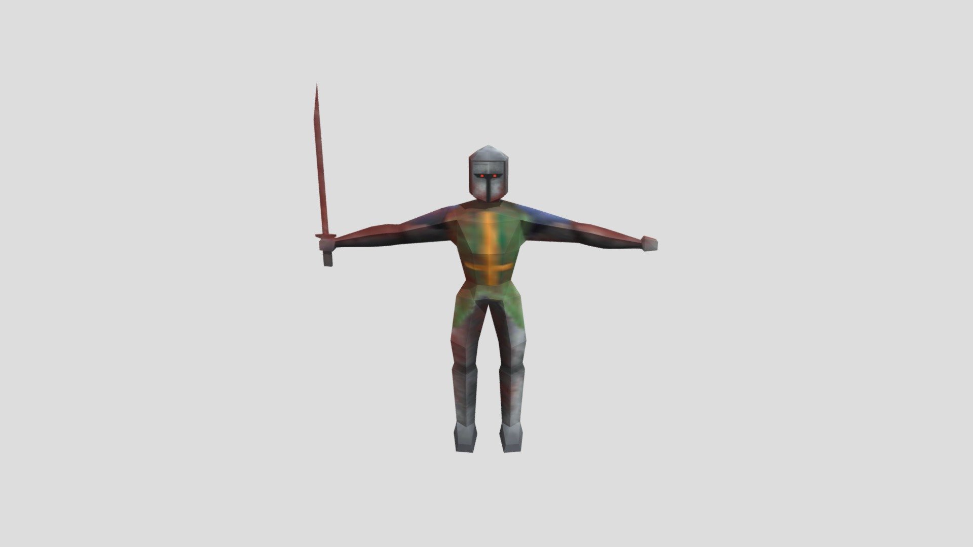 Low-poly Knight - 3D model by Jeppehn1 [5618a7b] - Sketchfab