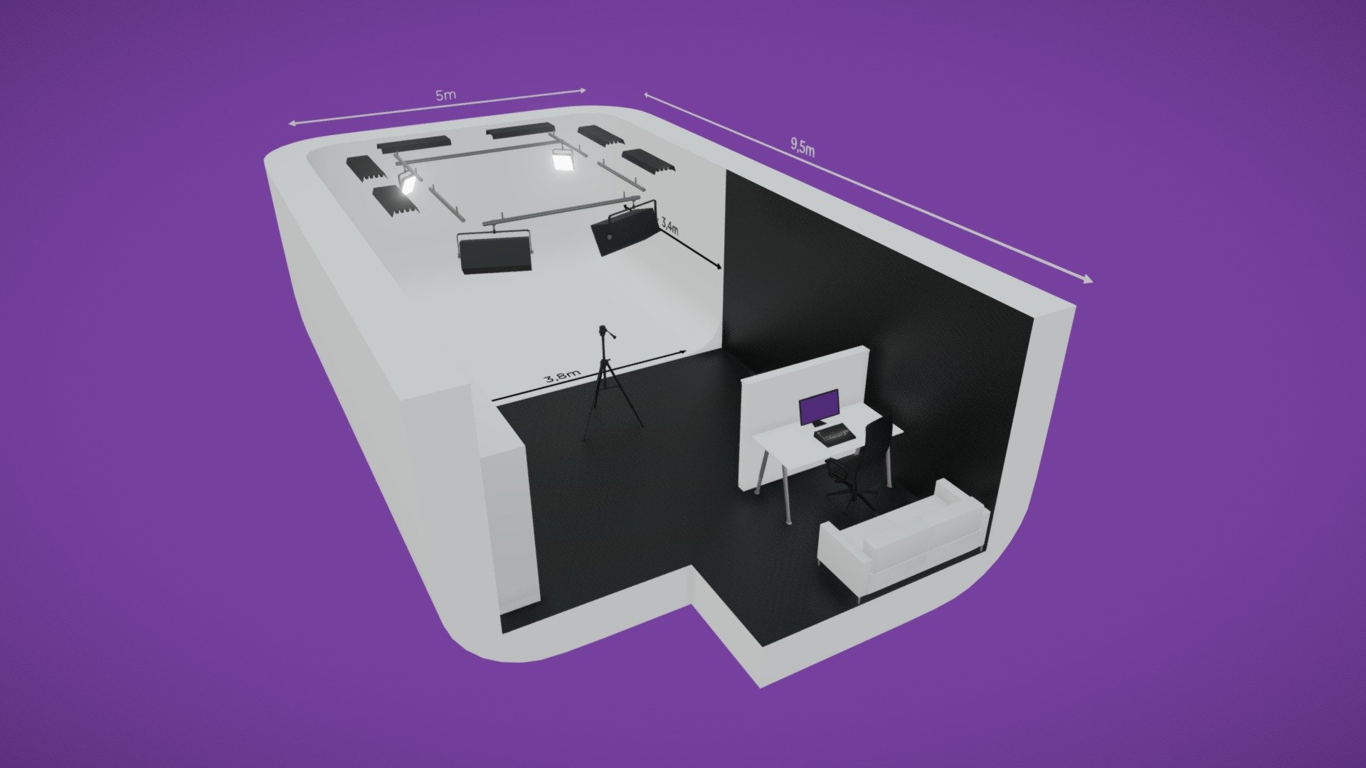 Mp Studio - Download Free 3D model by multiproduktion [5618ee4] - Sketchfab