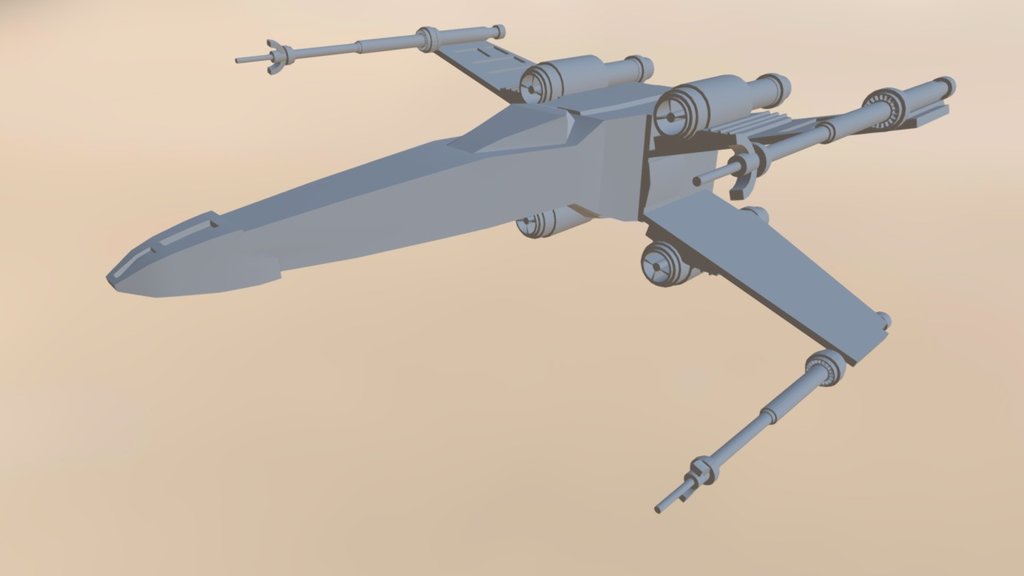 X-Wing - 3D model by zk_art [5619436] - Sketchfab