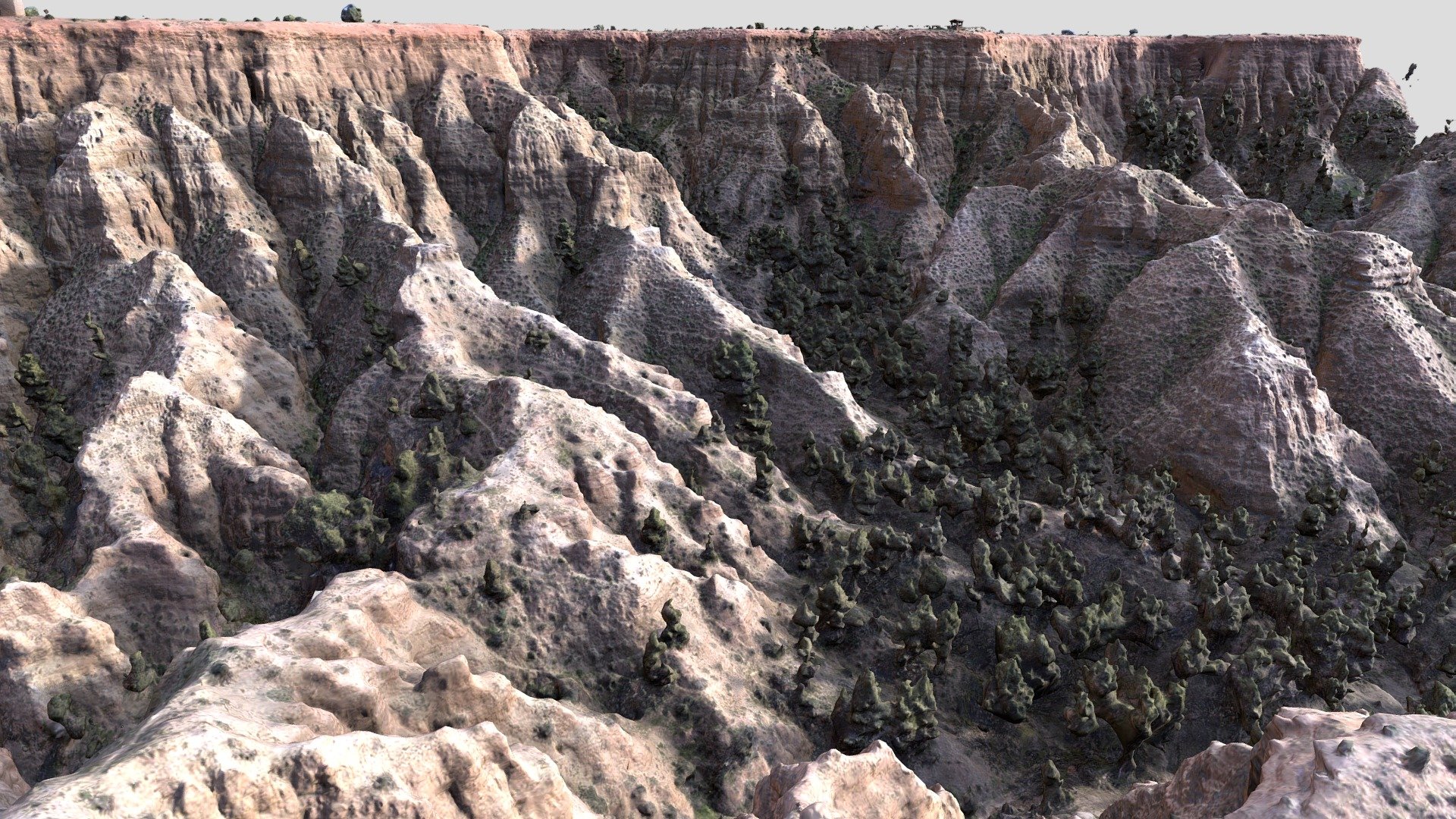Desert Cliffs Terrain Scan - Download Free 3D model by Per's Scan ...