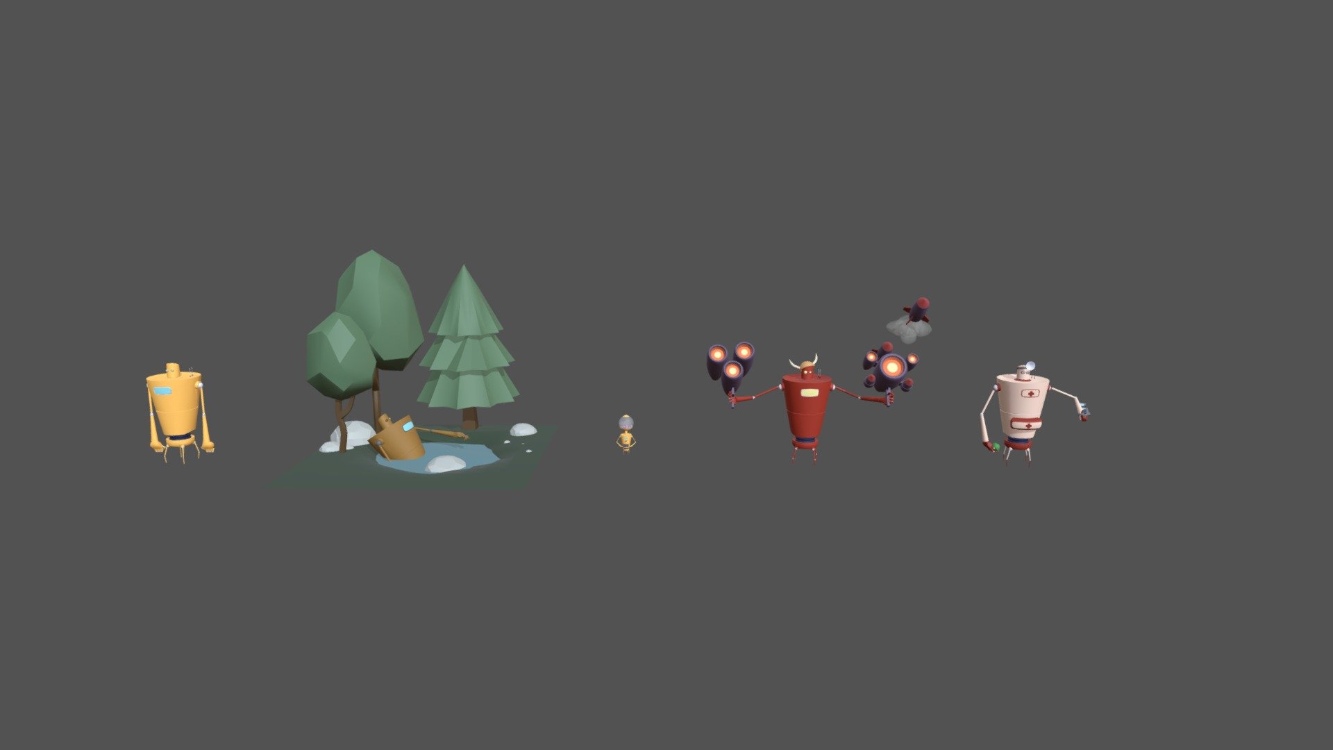 5 Object - 3D model by makumdef [561a707] - Sketchfab