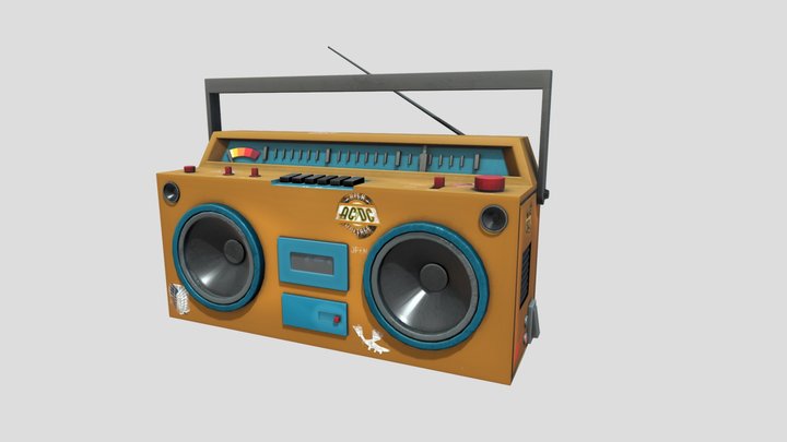 Boombox 3D models - Sketchfab