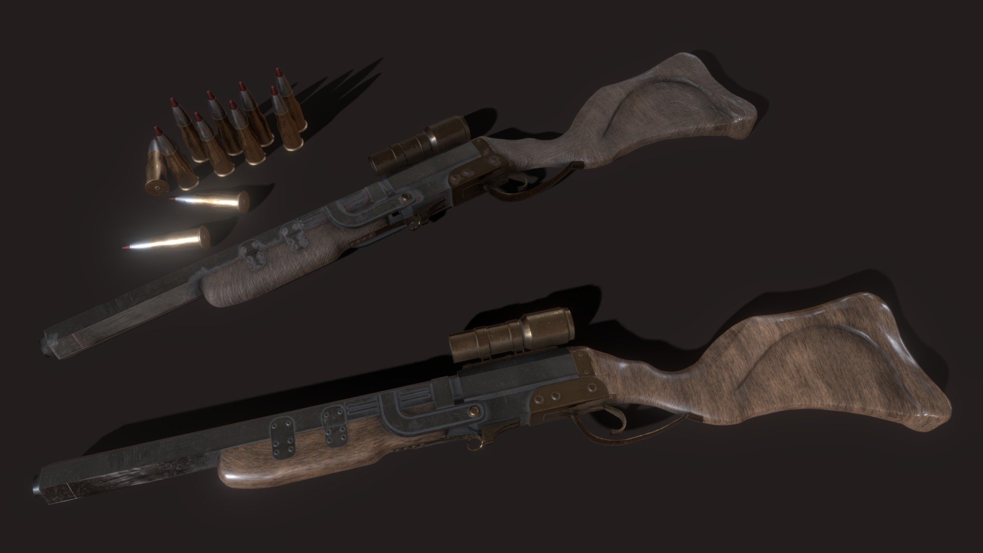single shot gun - Download Free 3D model by stasbelyk13 [561e514 ...