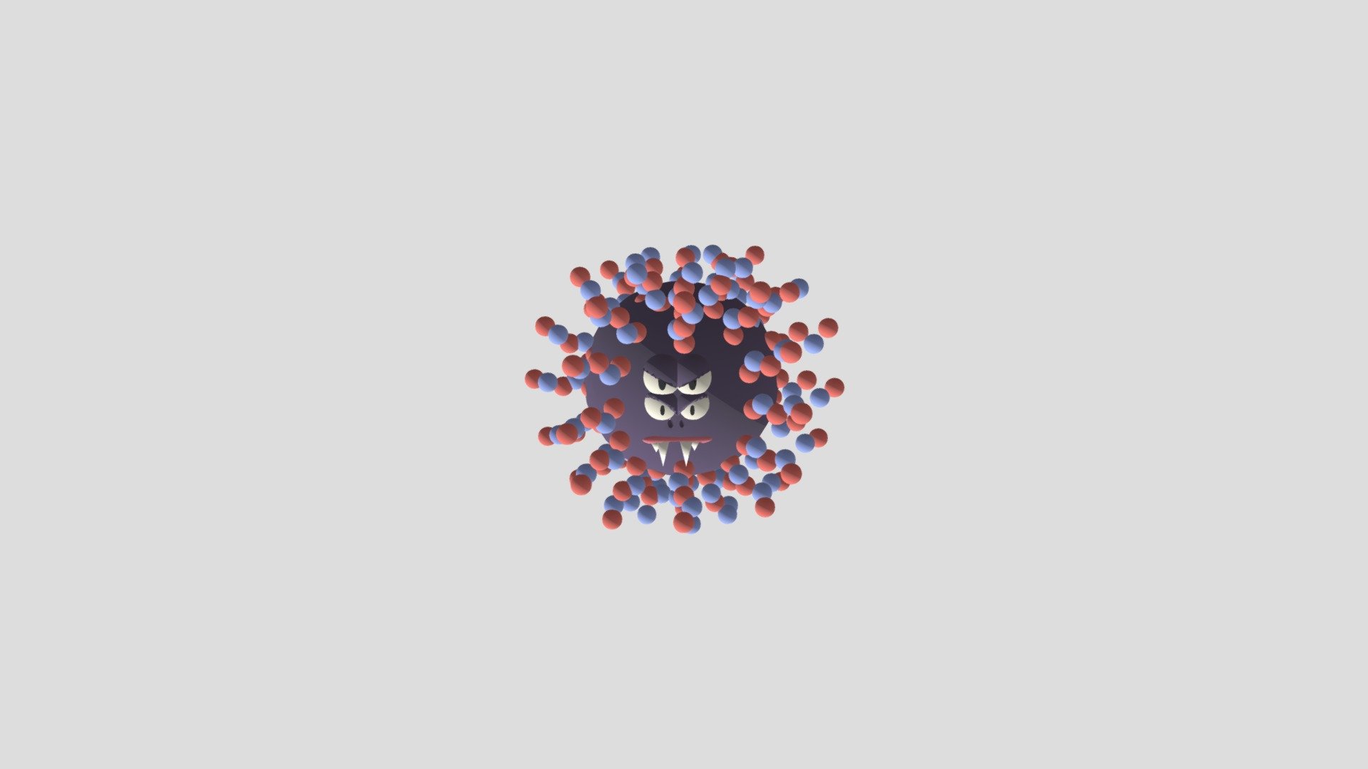 evil ball virus - 3D model by Patricia Rohrbacher (@patiii) [561f405 ...