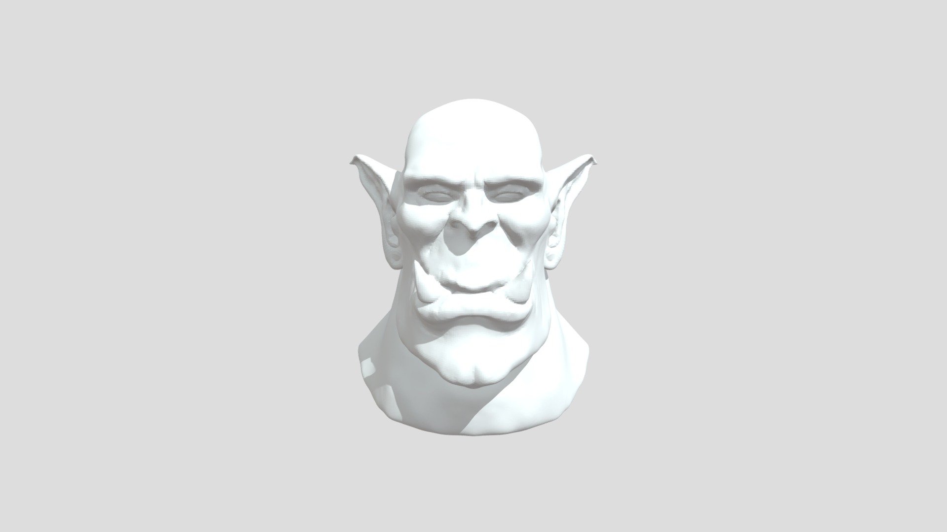 Orc head - 3D model by iana.bagryana [5620551] - Sketchfab