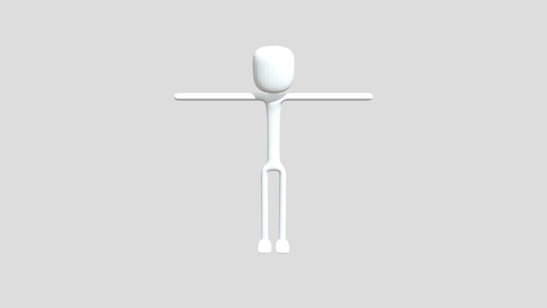Stick Man (Created by Skin Modifier) - Download Free 3D model by ...