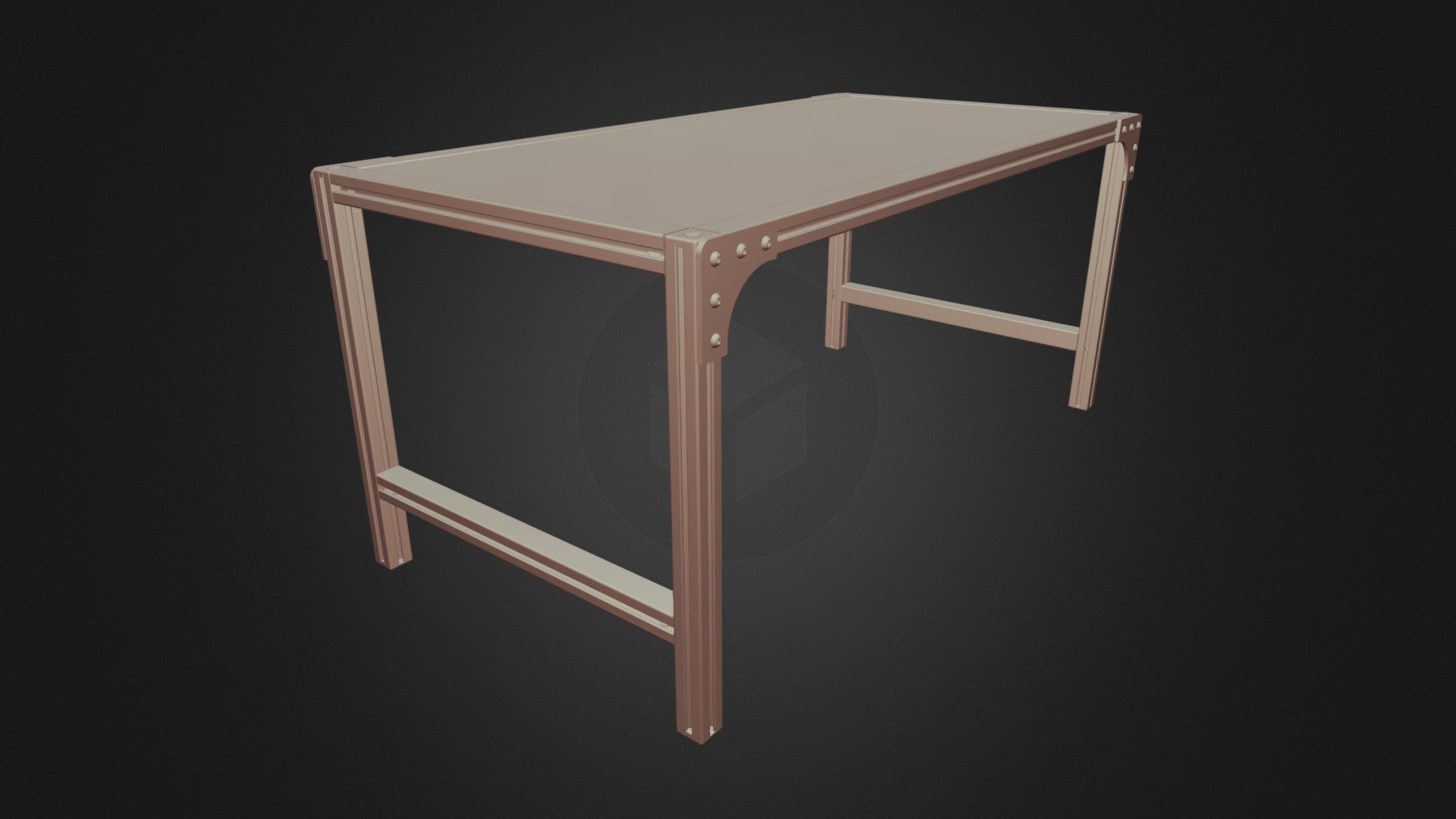 Aluminum Outdoor Modern Table - Buy Royalty Free 3D model by MR.AnyCAD ...