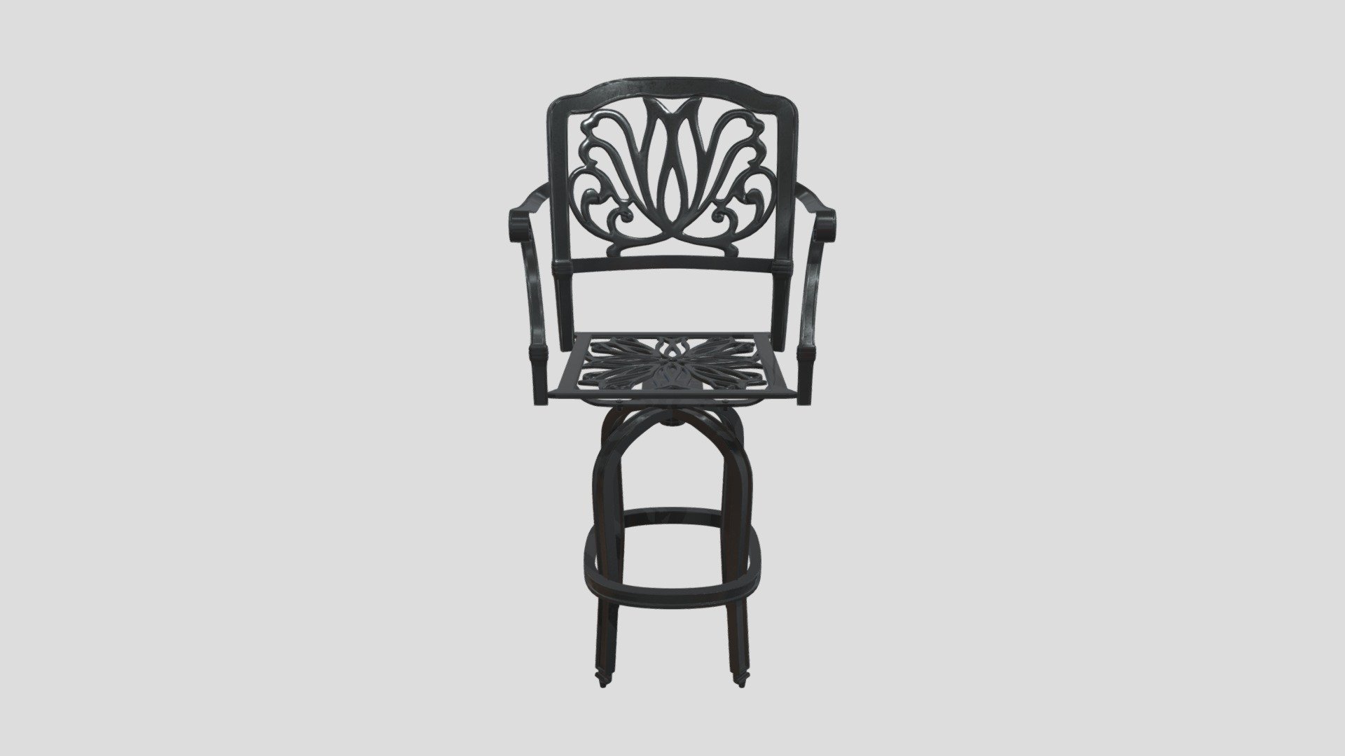 Metal Chair - 3D model by Nanda Kumar (@nandythe3dartist) [5620fb3 ...