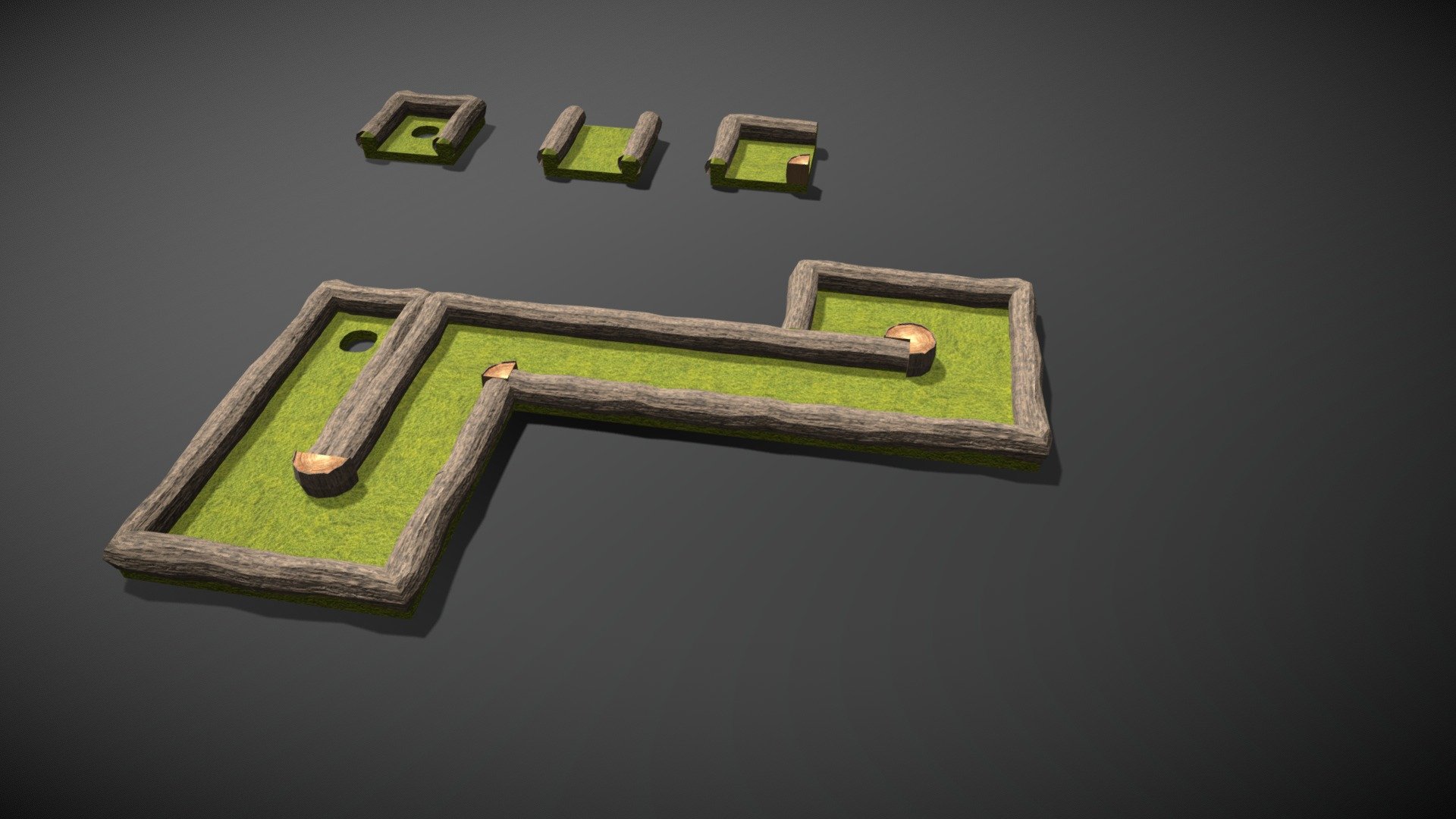 Mini Golf Modules - Demo - 3D model by Adrian Lervåg Skår (@eidriaen ...