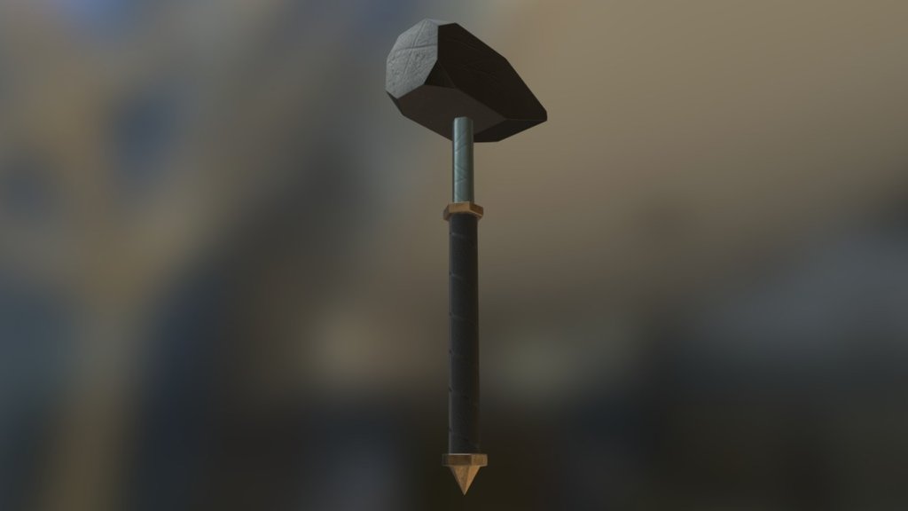 Smithing Hammer - Bronze Concept - 3D model by Justin Berghauser (@jaberghauser) [5623ef2 ...